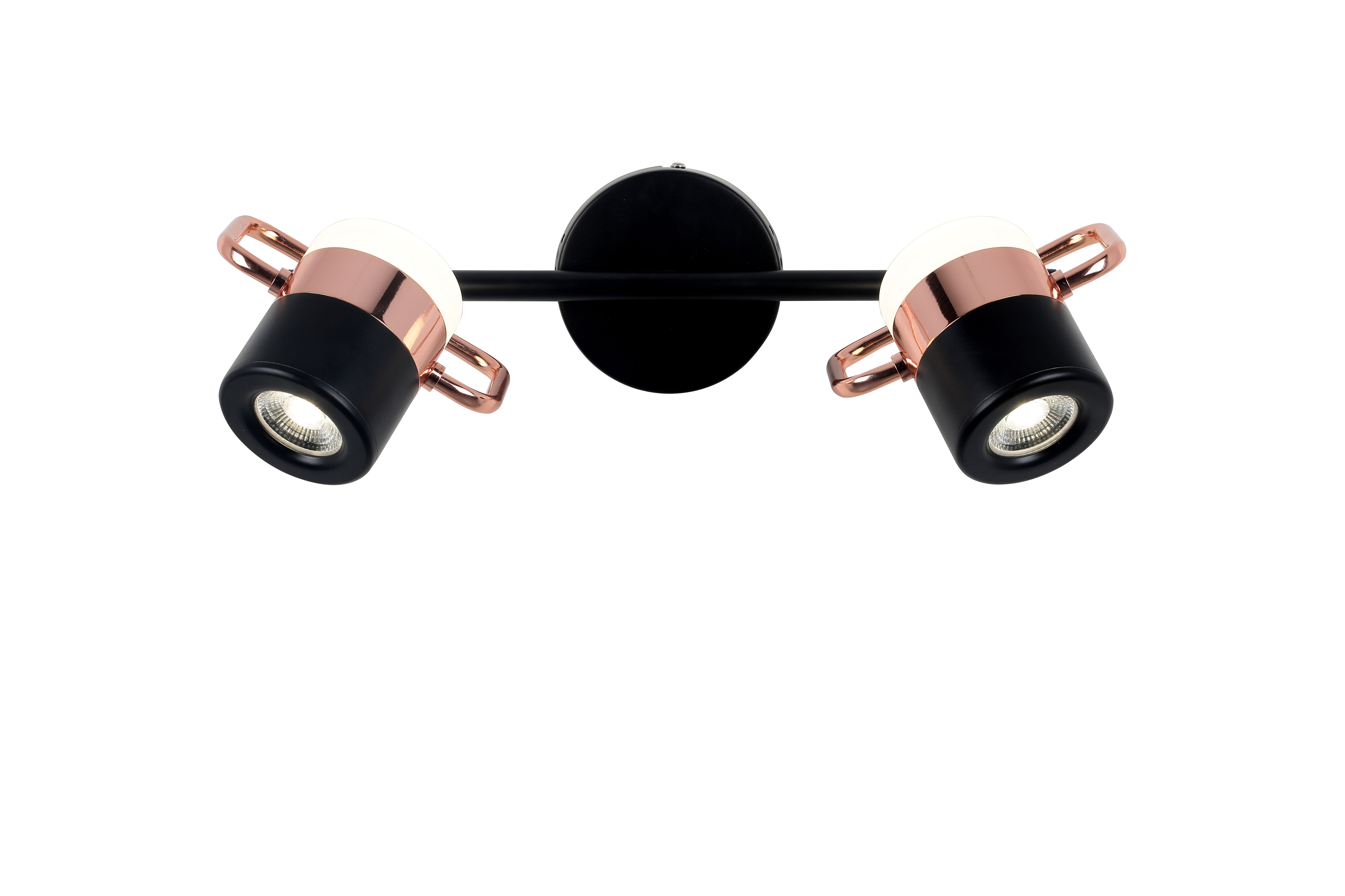 Oprawa spot Samara LED 2 czarny/miedź - Bricomarche.pl