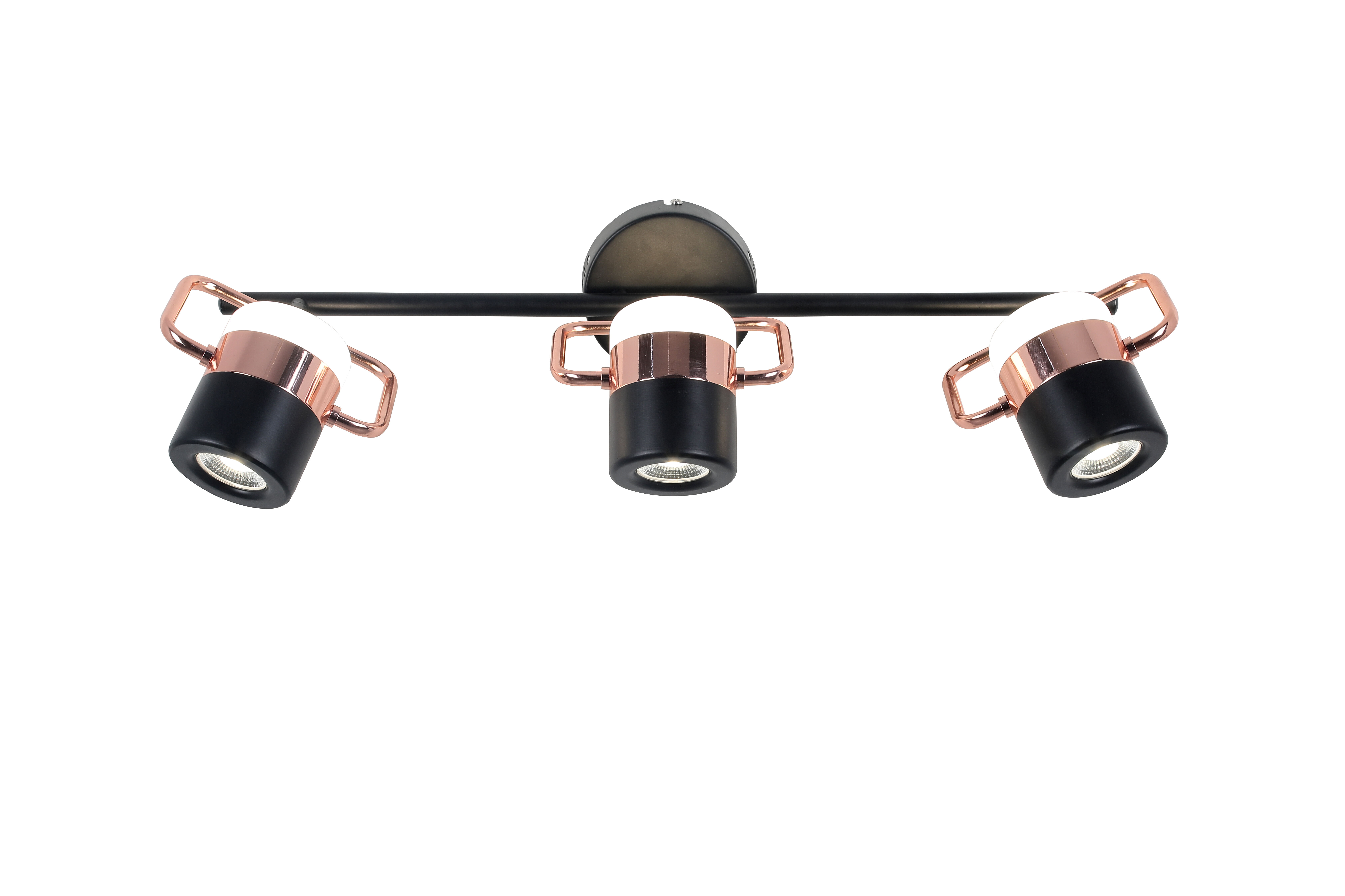 Oprawa spot Samara LED 3 czarny/miedź - Bricomarche.pl
