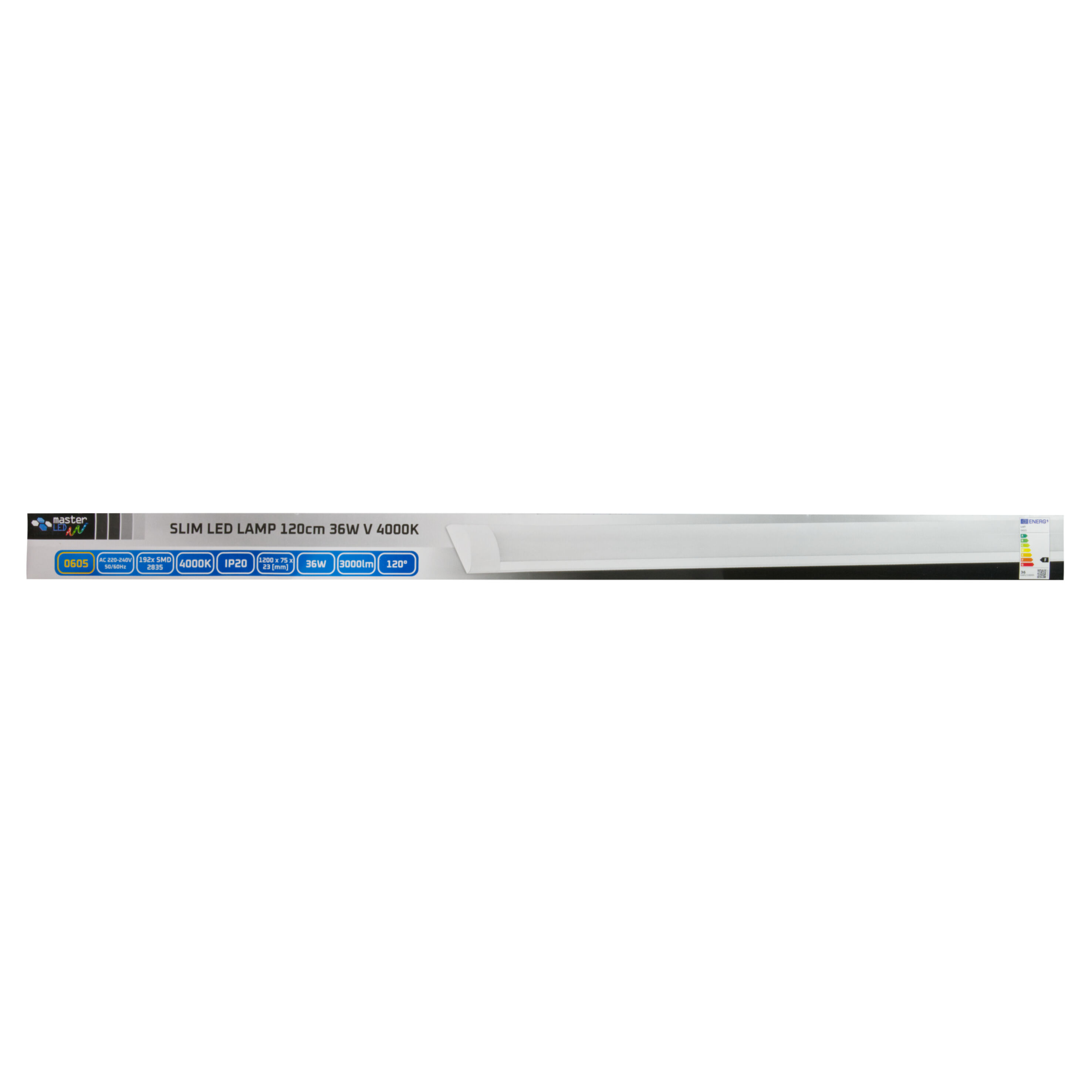 Lampa LED slim 120 cm 36 W 4000 K - Bricomarche.pl