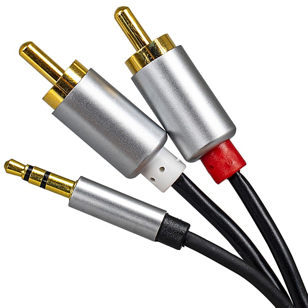 Kabel 1,5 m jack 3,5 mm 2x rca hq LB0092 libox - Bricomarche.pl