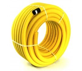Rura drenarska karbowana PVC Ø 100 bez otworów 50 mb - Bricomarche.pl