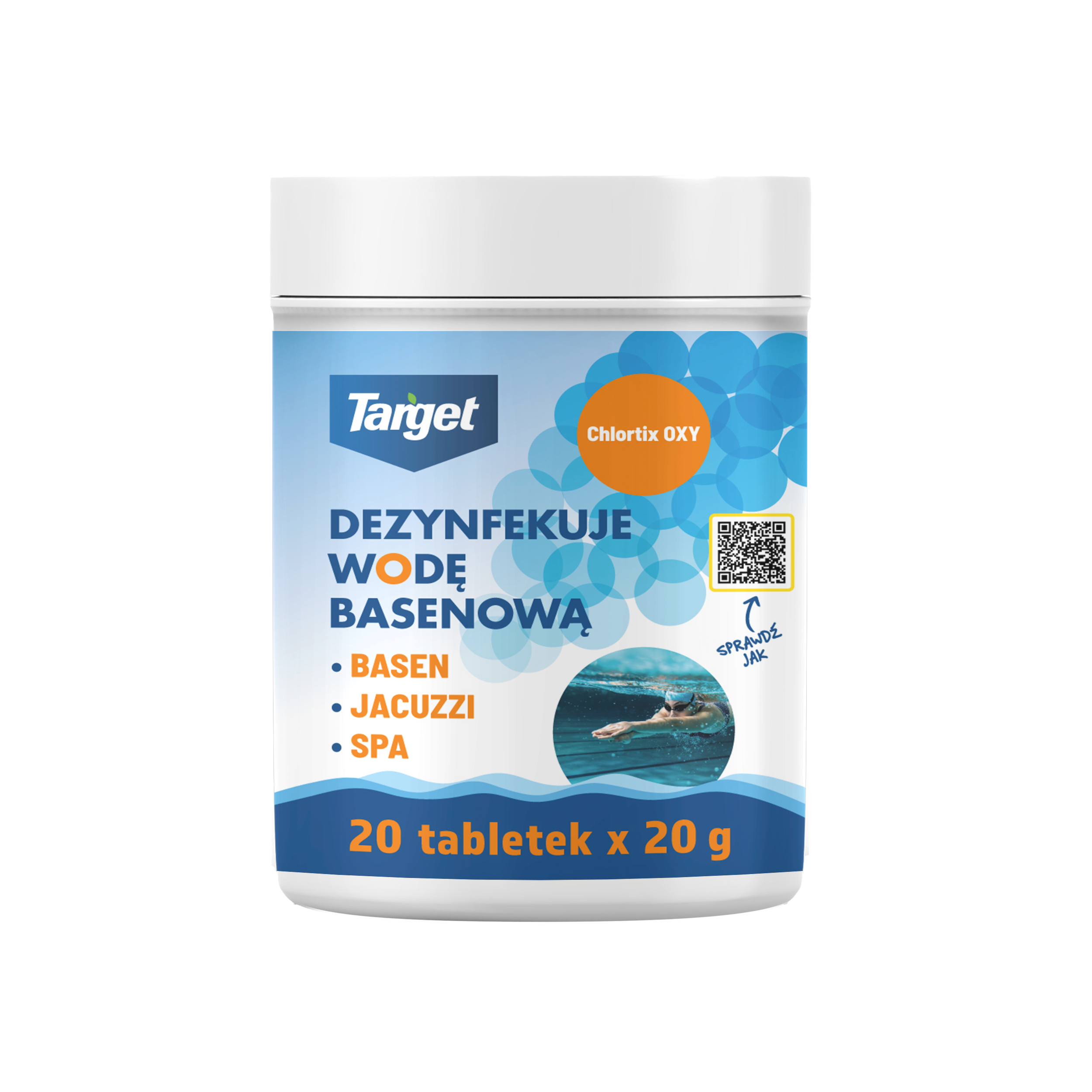 Aktywny tlen CHLORTIX OXY granulat 0,4 kg Target - Bricomarche.pl