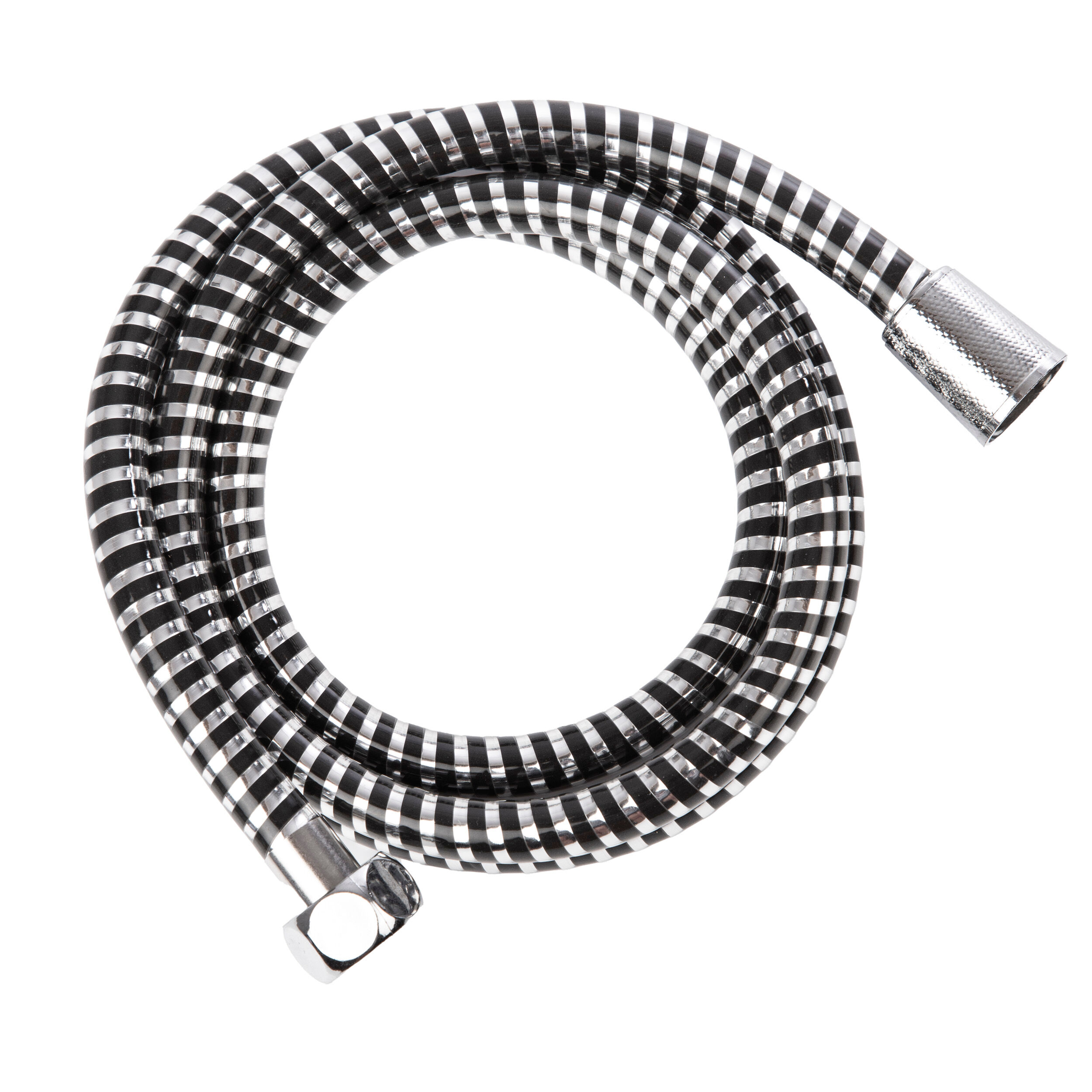 Wąż natryskowy Snake 20 chrom-czarny 150 cm - Bricomarche.pl