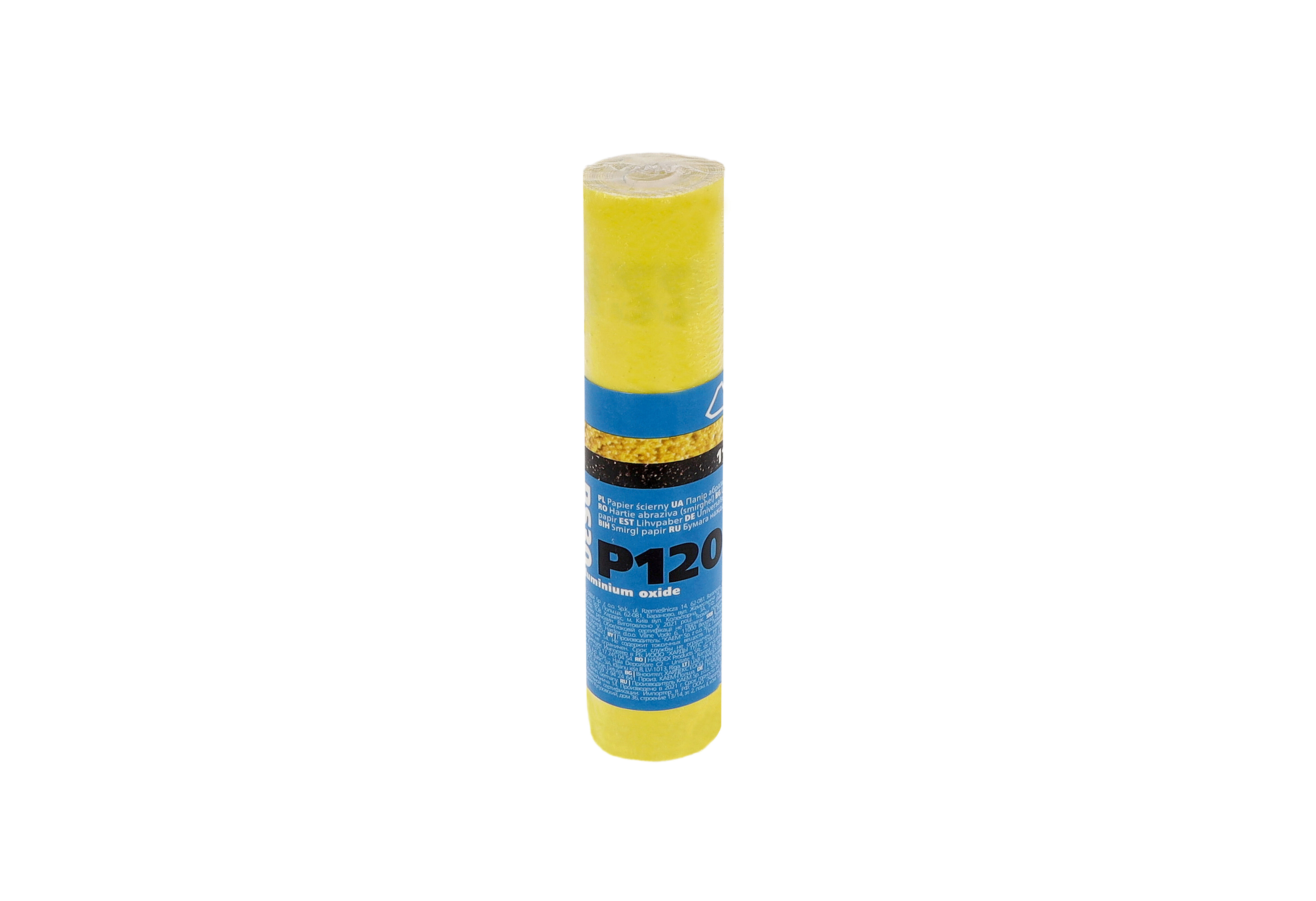 Papier ścierny P120 rolka 115 mm x 1 m PS30 żółty - Bricomarche.pl