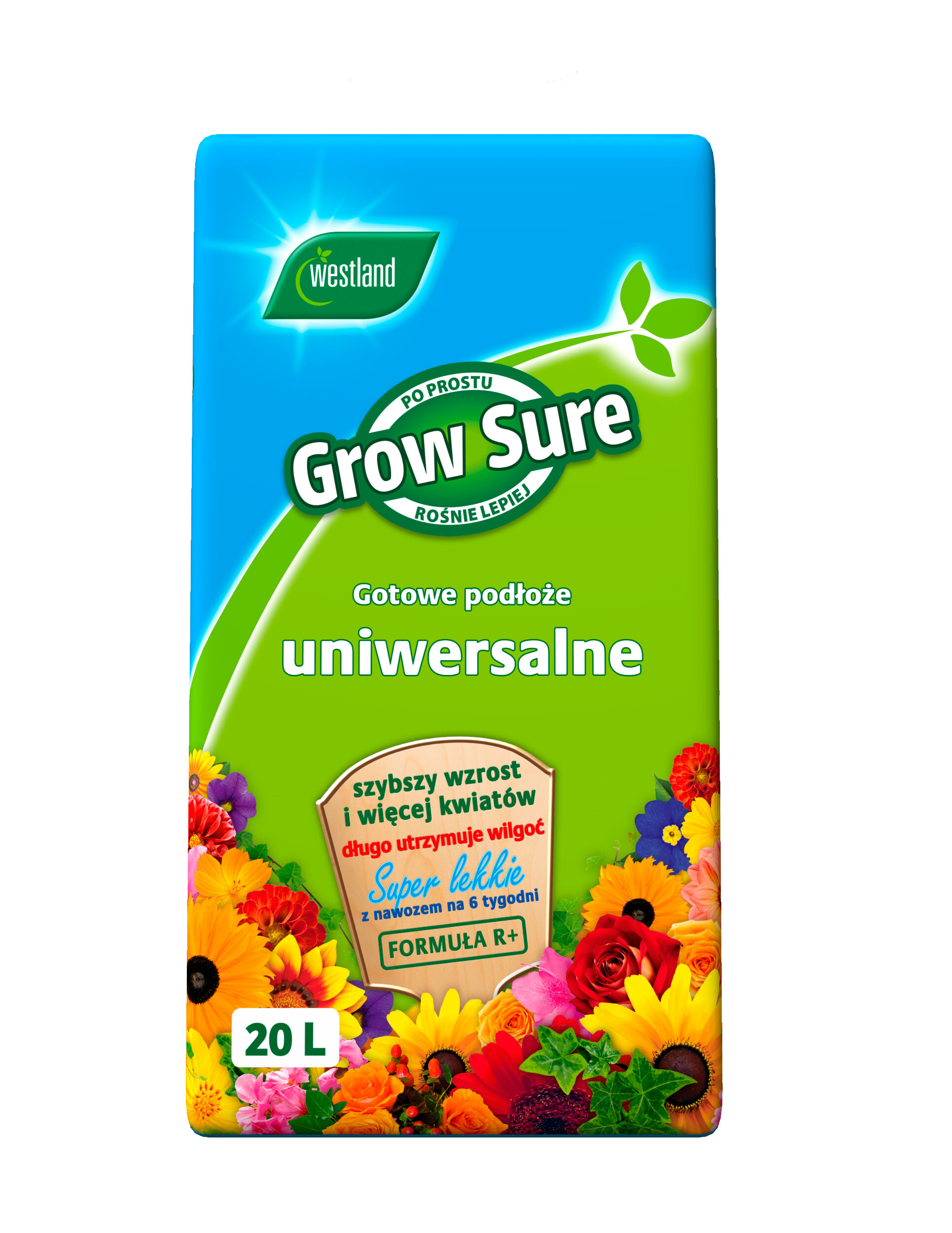 Podłoże uniwersalne z formułą R+ 20 l Westland - Bricomarche.pl