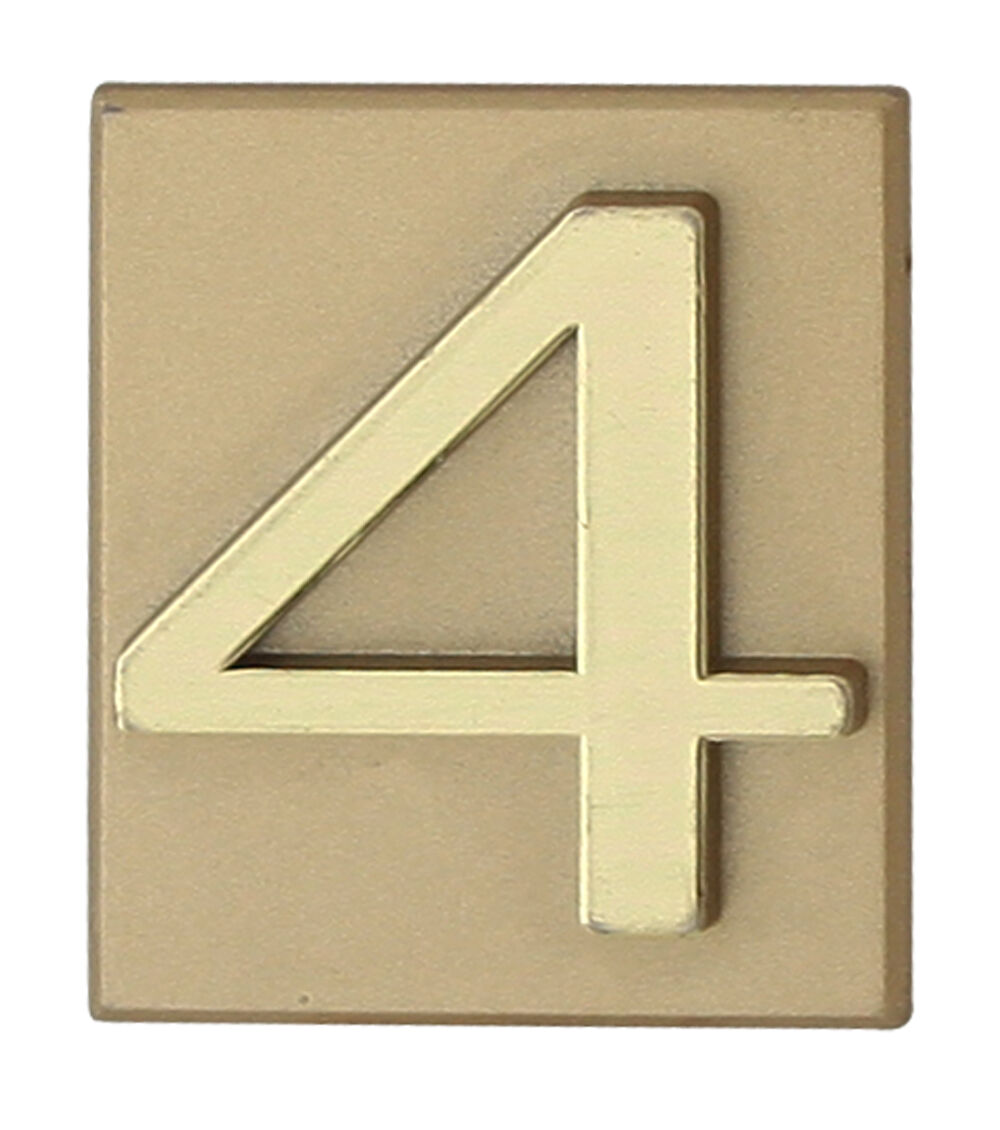 Cyfra "4" INV złota - Bricomarche.pl