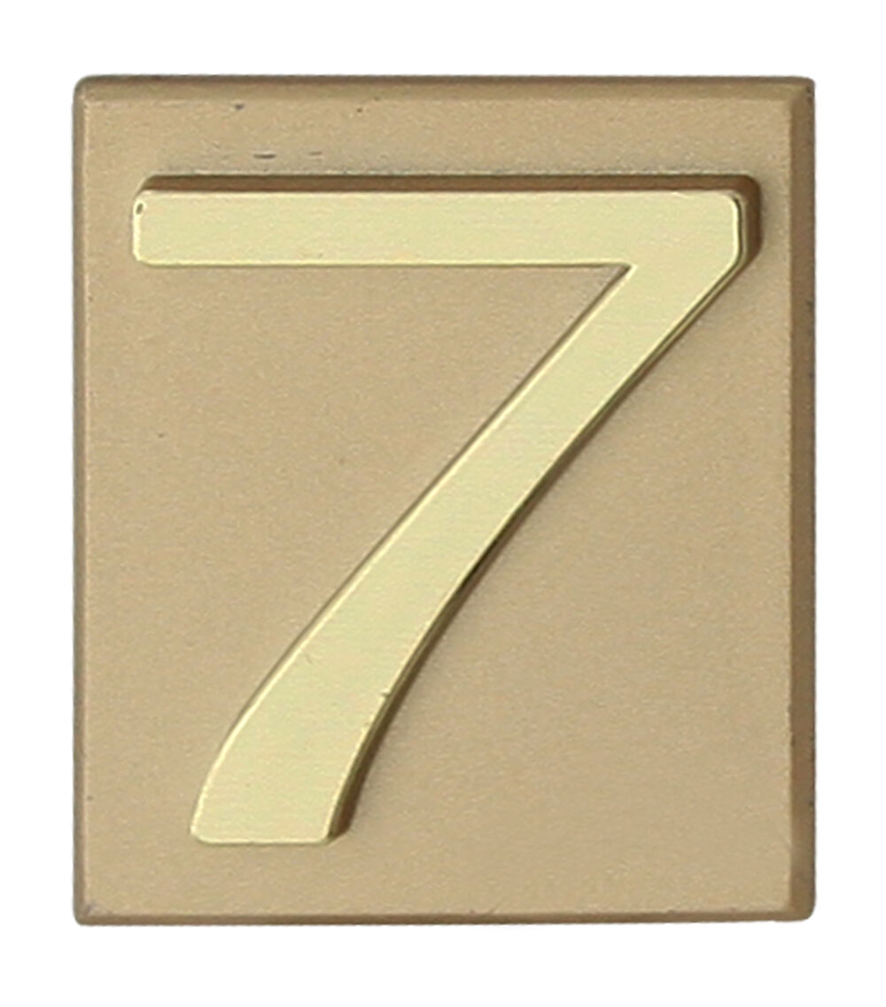 Cyfra "7" INV złota - Bricomarche.pl