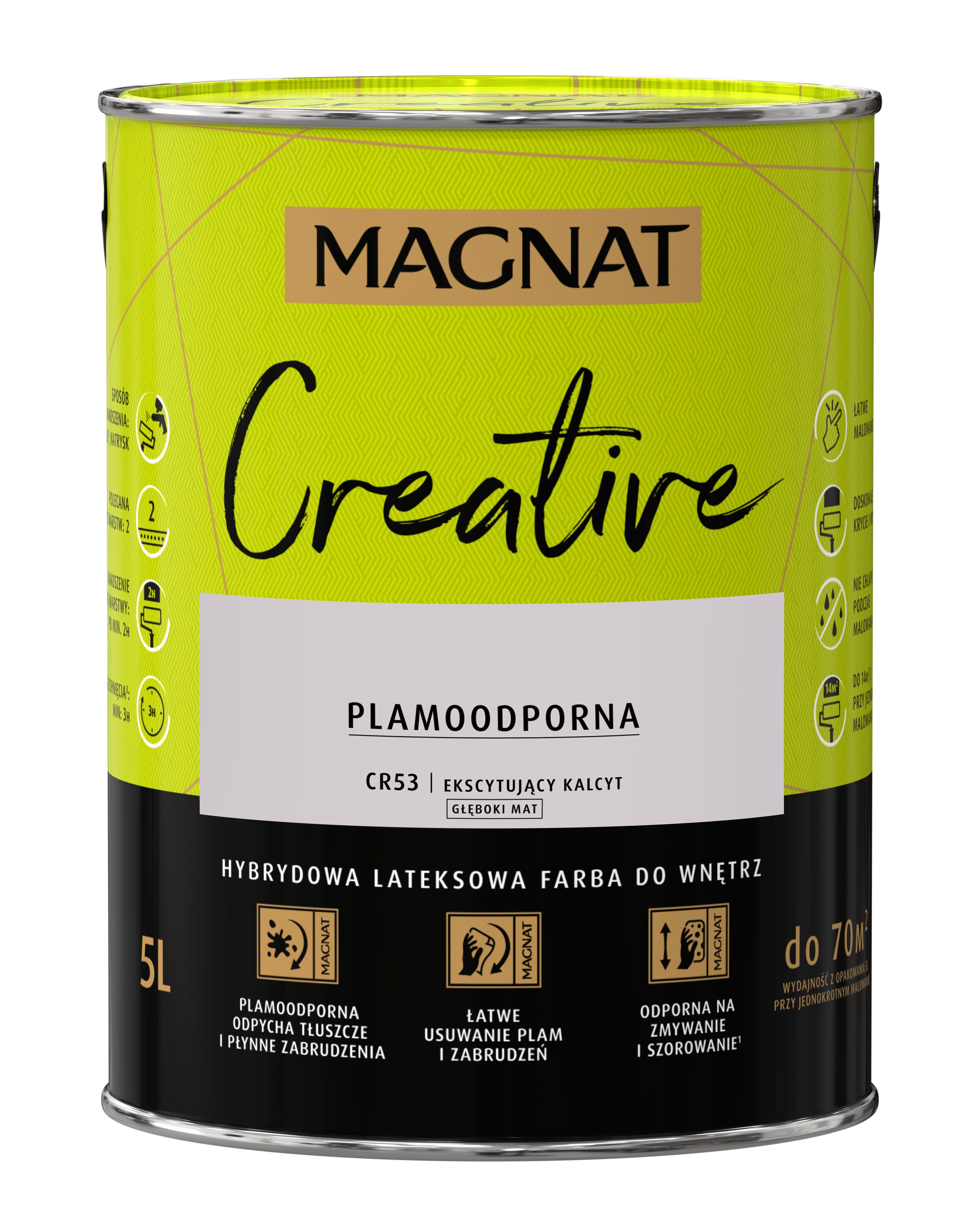 Farba lateksowa MAGNAT Creative ekscytujący kalcyt 5 l - Bricomarche.pl