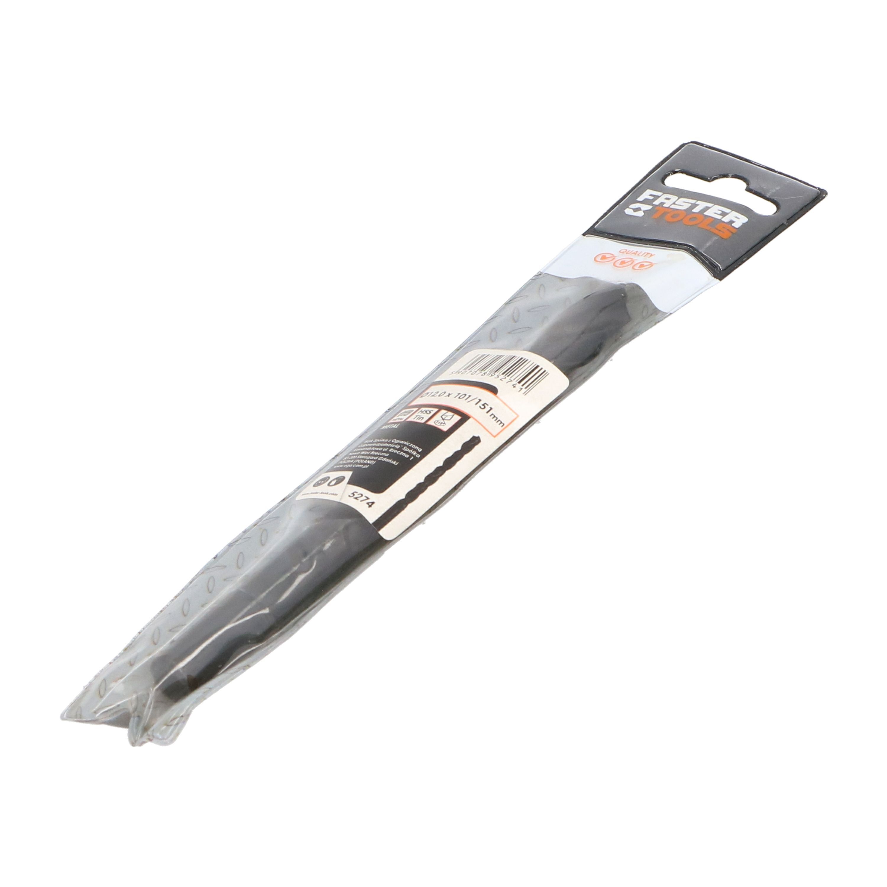 Wiertło do metalu 118˚ 12 mm FASTER TOOLS - Bricomarche.pl