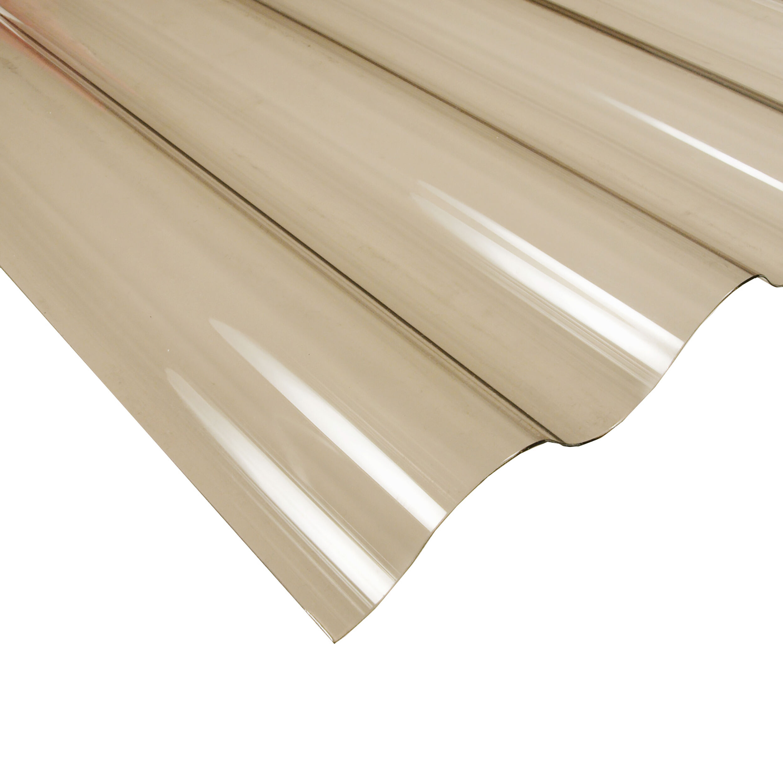 Płyta PVC brązowa dymna 90 x 200 fala 76/18 Robelit - Bricomarche.pl