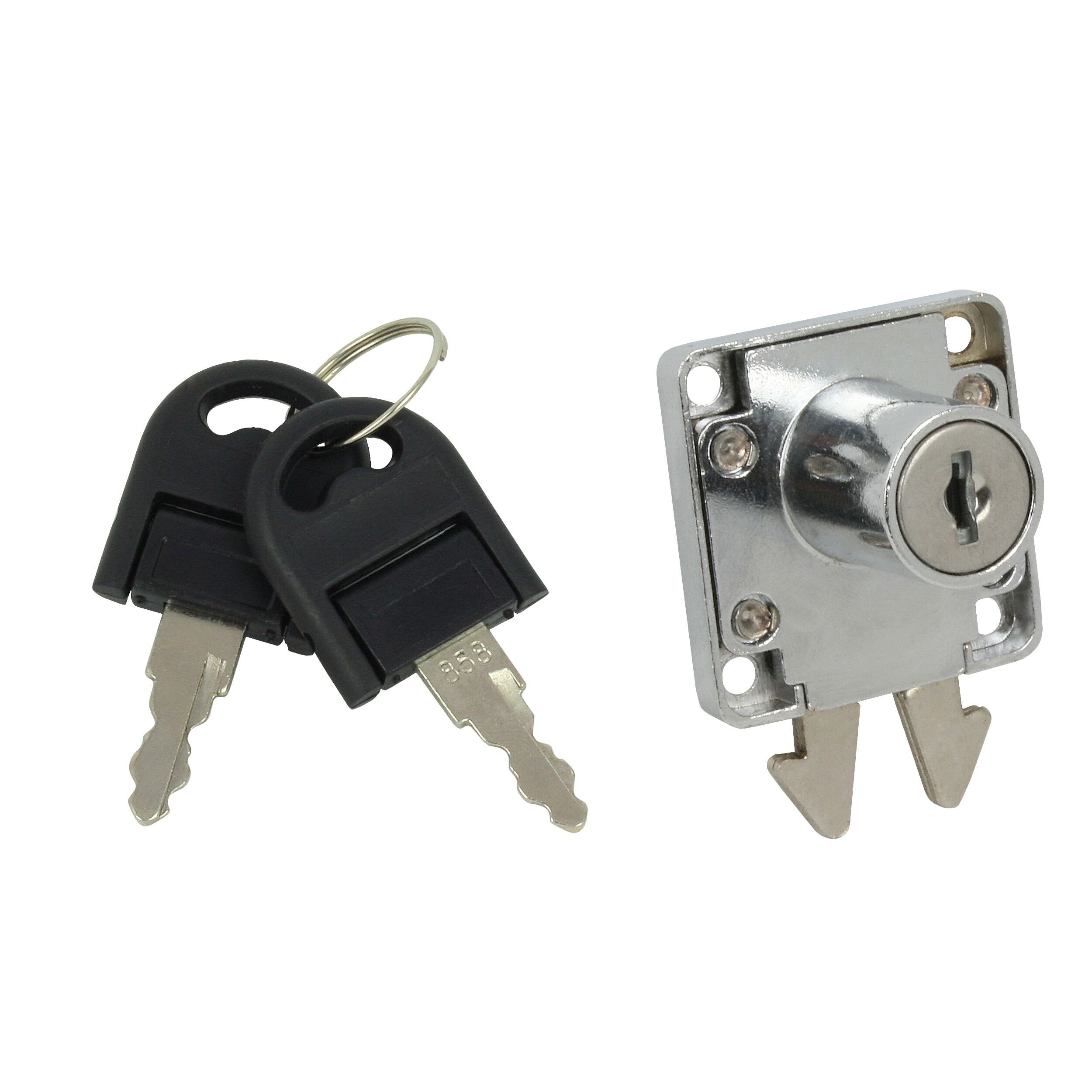 Zamek szafkowy CL1202 srebrny 19 x 22 mm - Bricomarche.pl