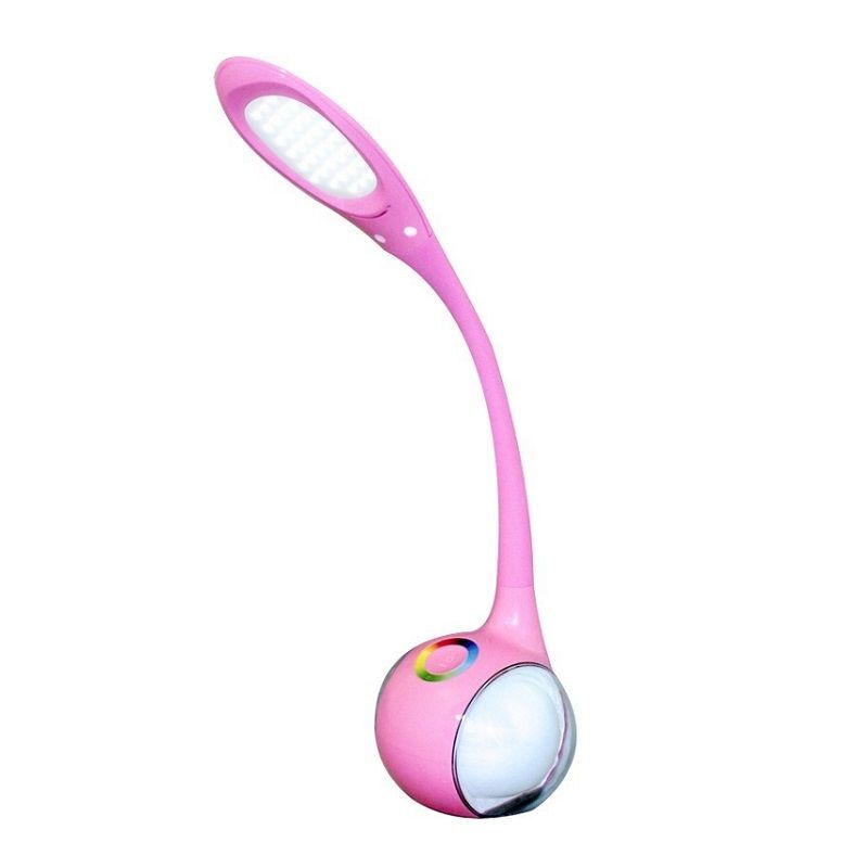Lampka biurkowa i nocna LED MAGIC 1 RGB różowa Nilsen - Bricomarche.pl