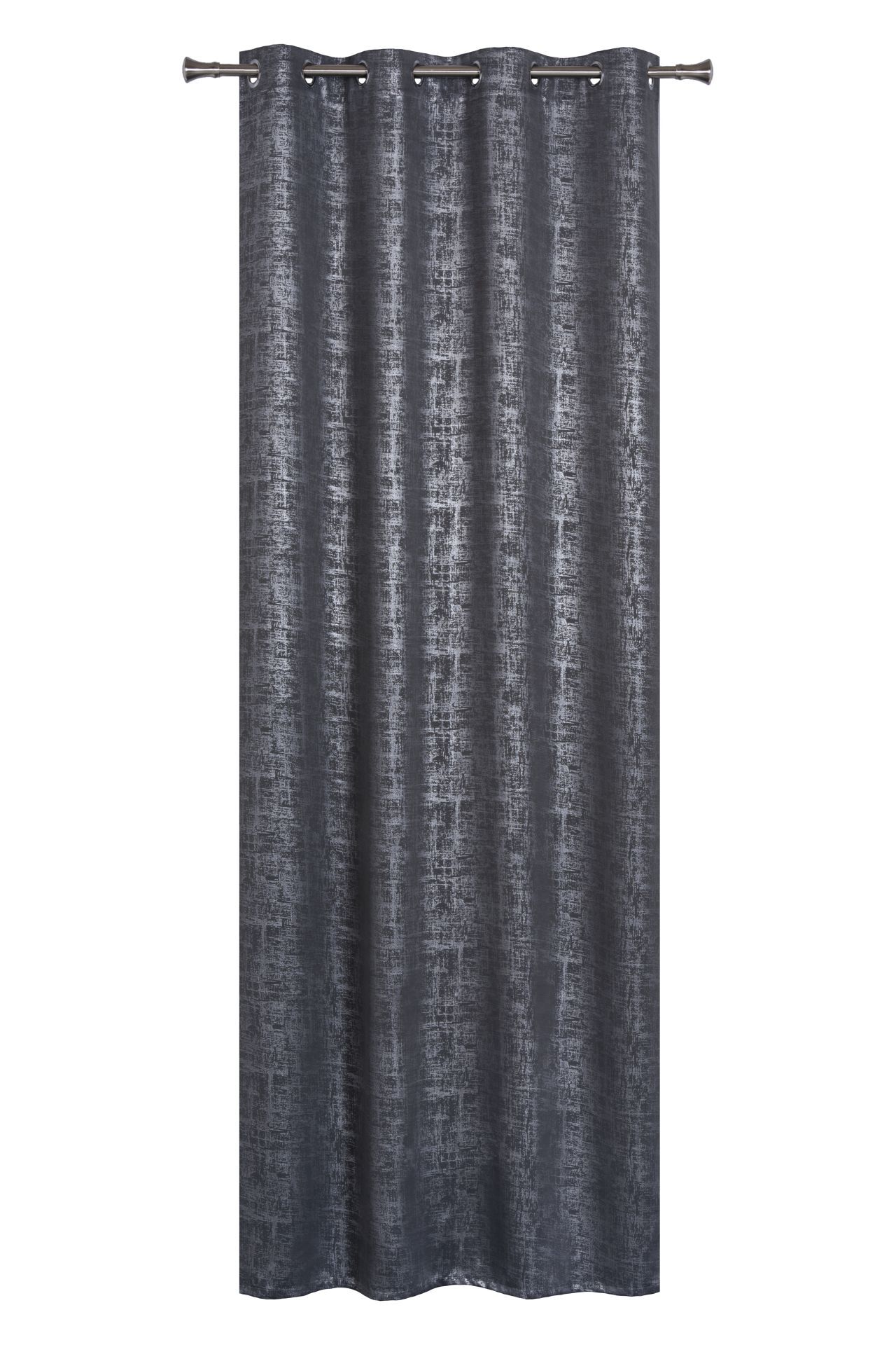 Zasłona PLATA z kółkami 140 x 260 cm antracyt - Bricomarche.pl