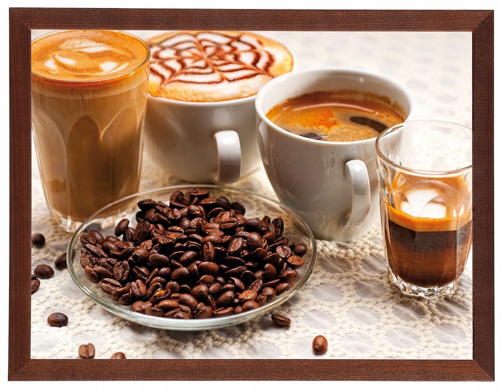 Fotografie w ramie 30 x 40 cm kawa - Bricomarche.pl