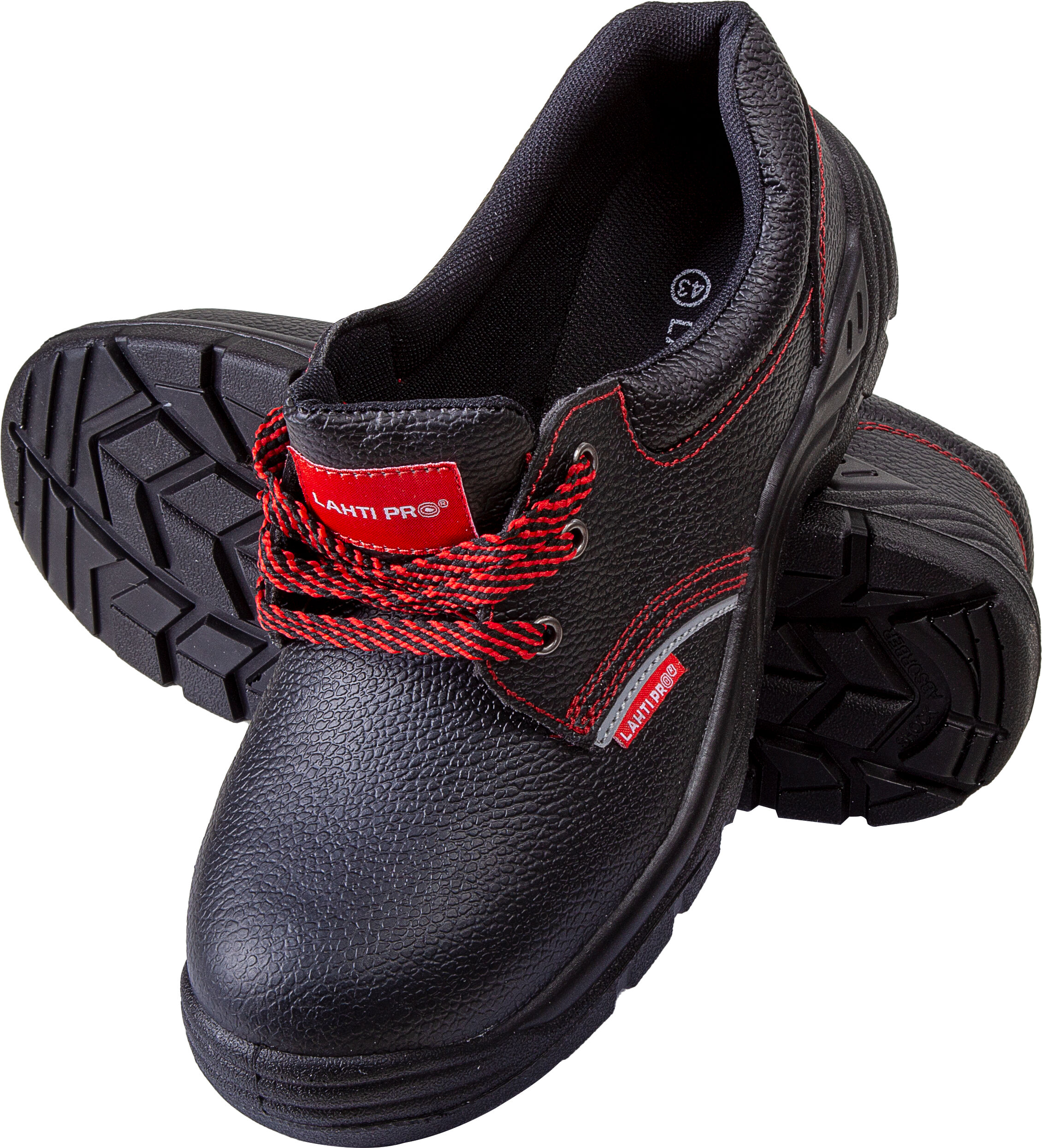 Półbuty skórzane czarne S1 SRC 36 CE LAHTI PRO - Bricomarche.pl