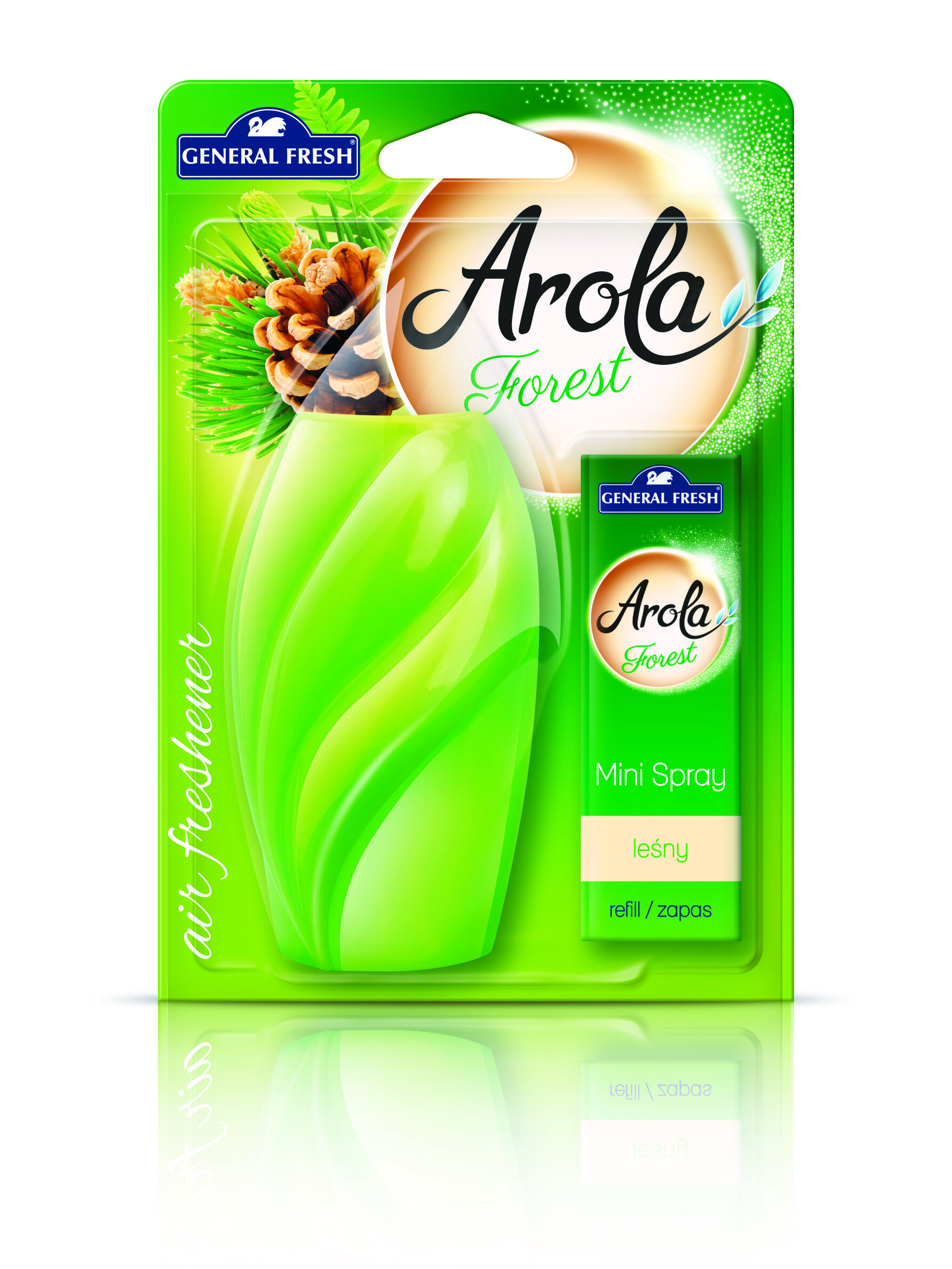 Odświeżacz Arola mini spray 15 ml las General Fresh - Bricomarche.pl