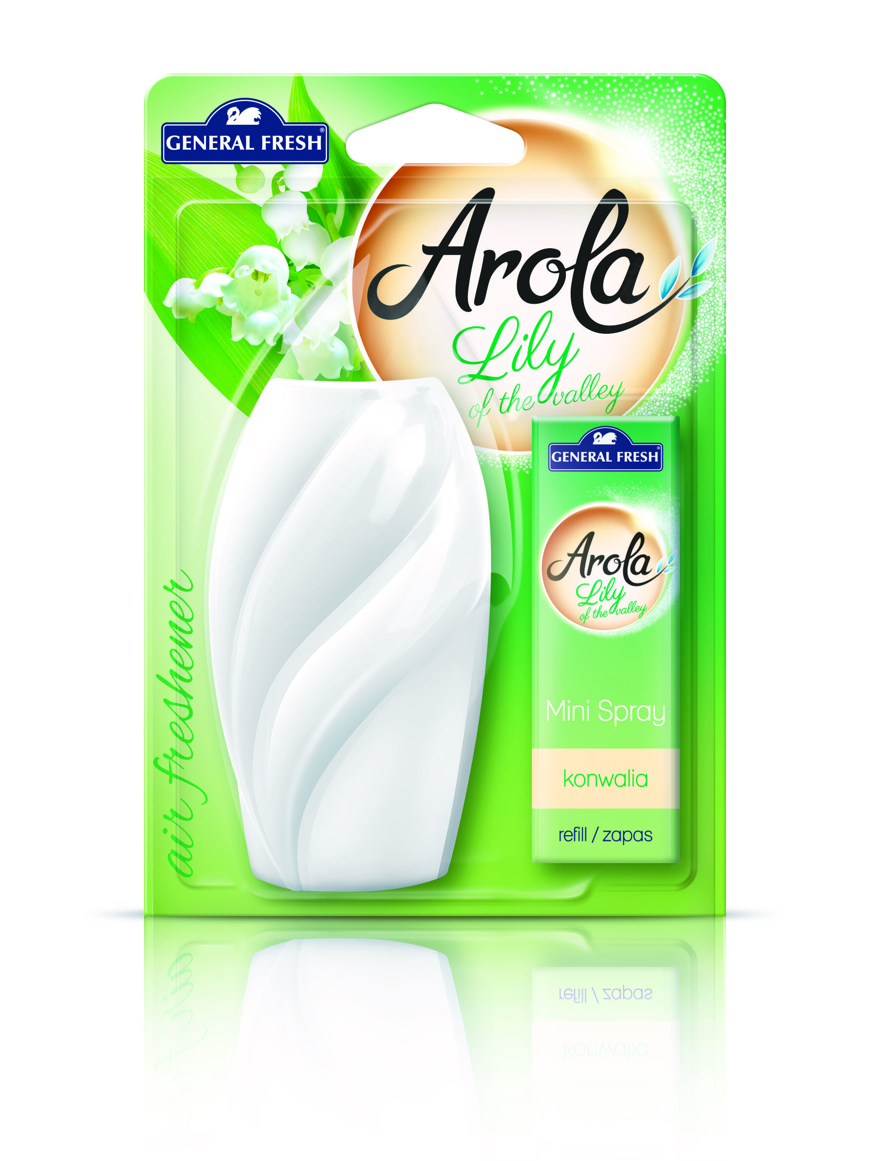 Odświeżacz Arola mini spray 15 ml konwaliowy General Fresh - Bricomarche.pl
