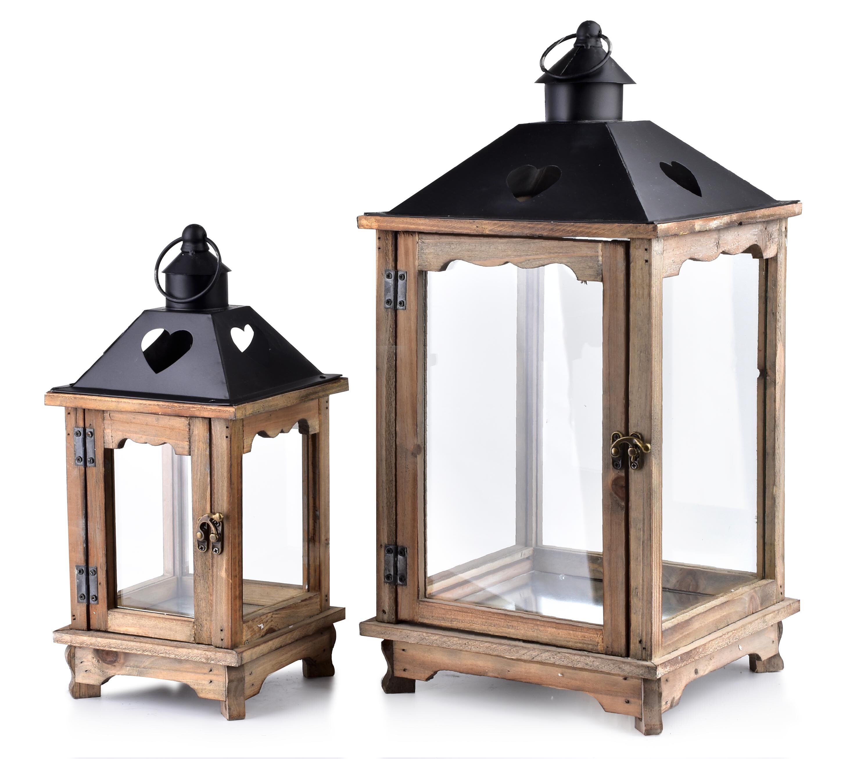 Komplet 2 latarni LEVI NATURAL - Bricomarche.pl