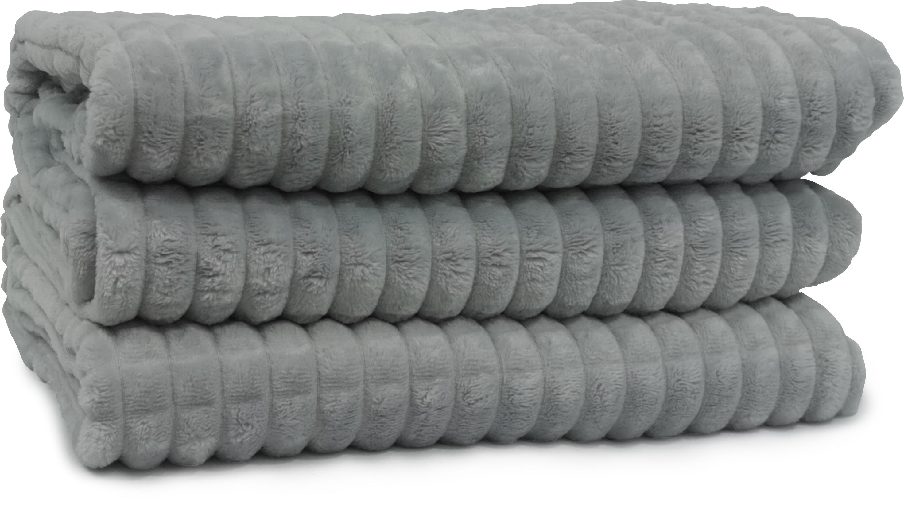 Koc SULEO 200 x 220 cm jasnoszary - Bricomarche.pl