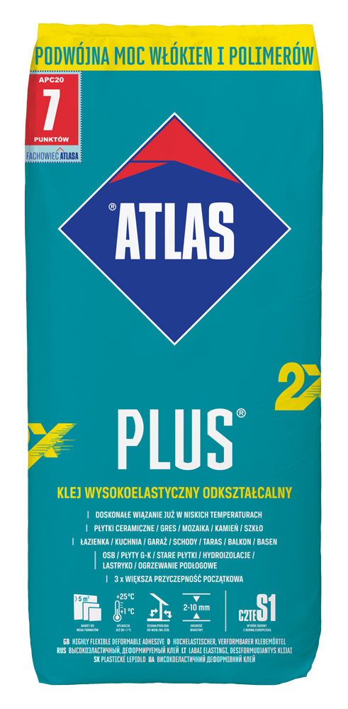 Zaprawa klejowa do płytek ATLAS PLUS 20 kg - Bricomarche.pl