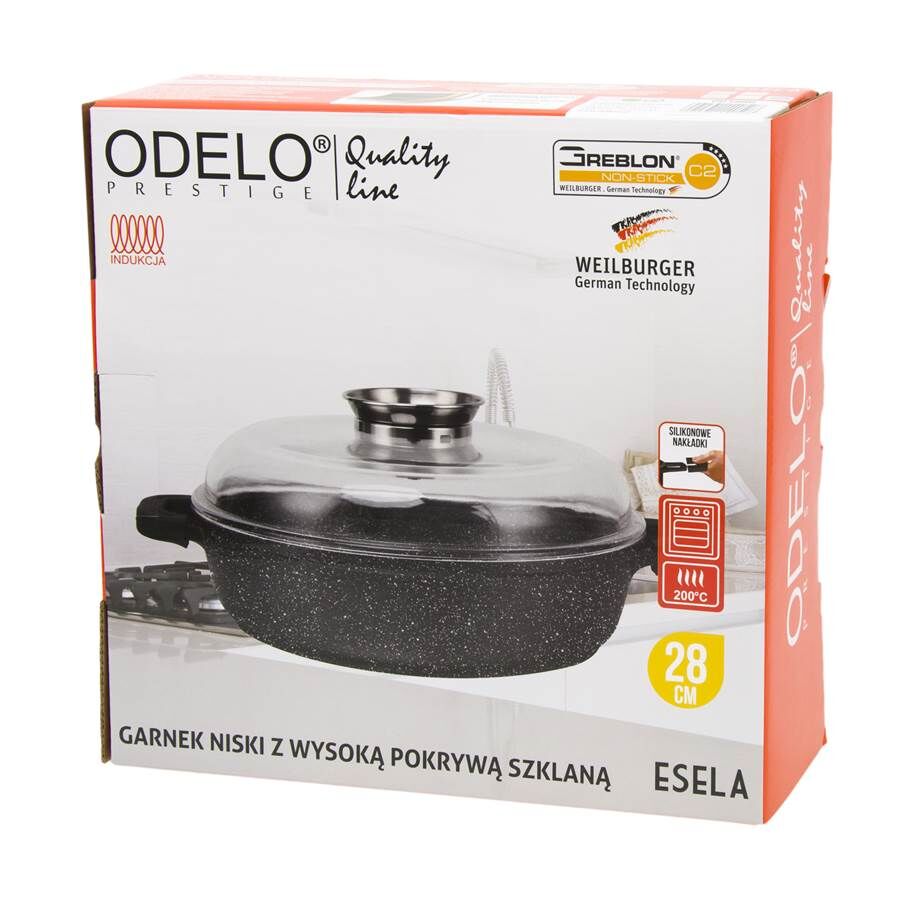 Garnek okrągły 28 x 7 cm GREBLON ESELA - Bricomarche.pl