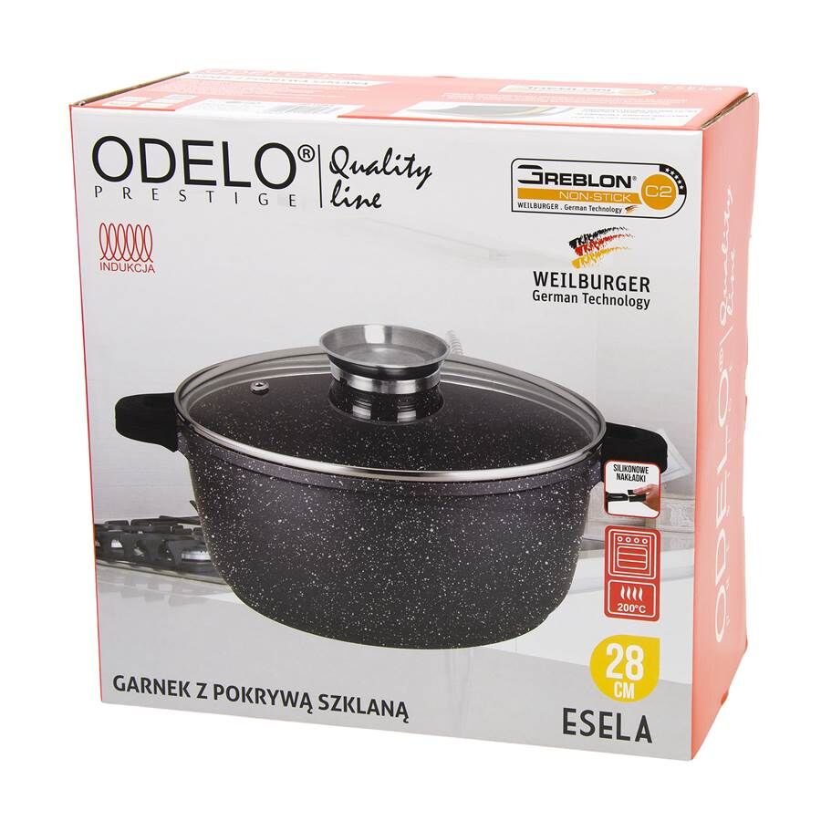 Garnek okrągły 28 cm GREBLON ESELA - Bricomarche.pl