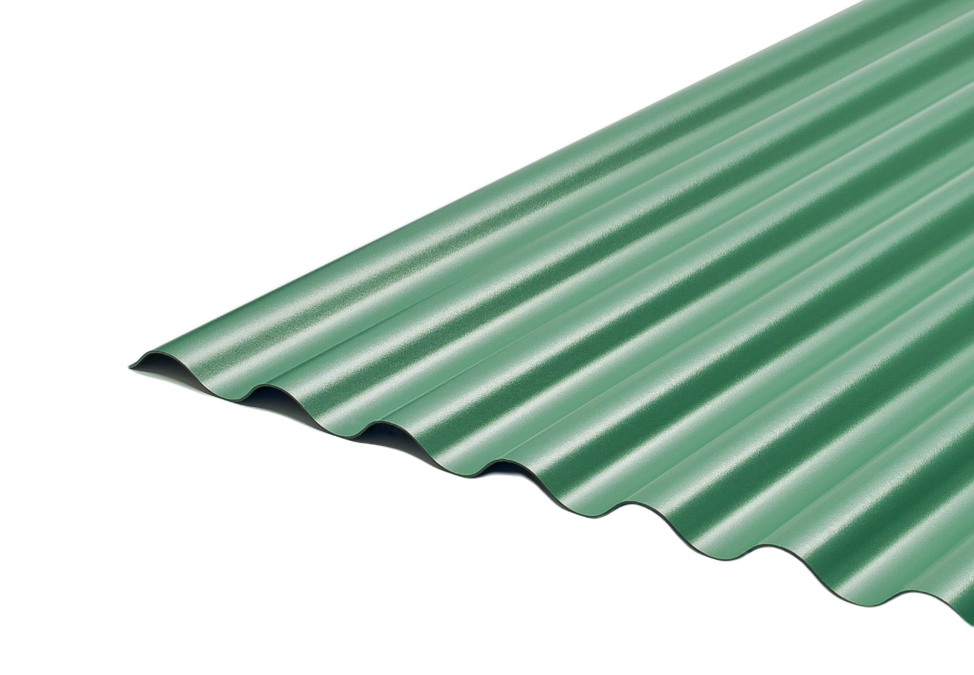 Płyta PVC WBS 76/18 WAVE 900 x 2000 x 1,1 mm zielona - Bricomarche.pl