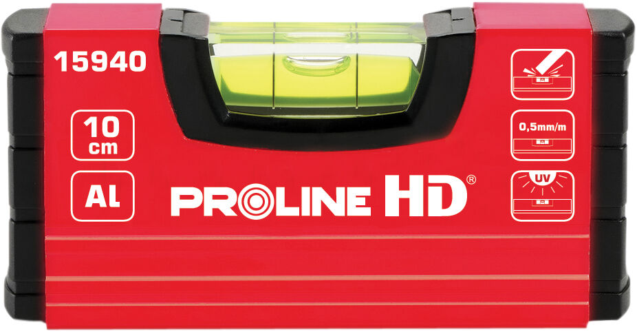 Poziomica aluminiowa mini 10 cm Proline hd - Bricomarche.pl