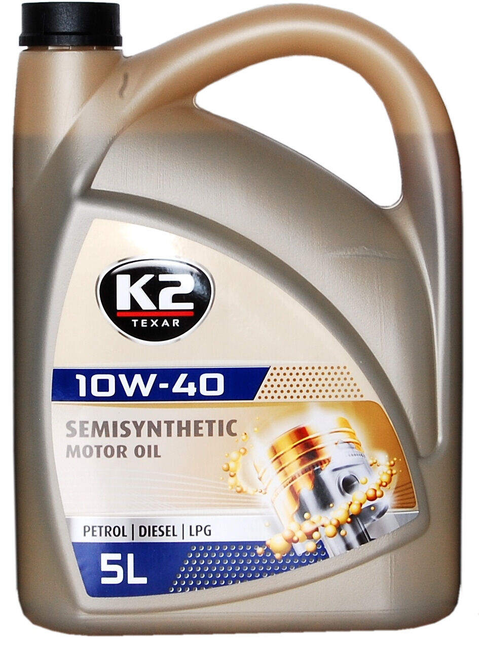Olej SEMISYNTHETIC 10W-40 (B / D / LPG) 5 l K2 - Bricomarche.pl