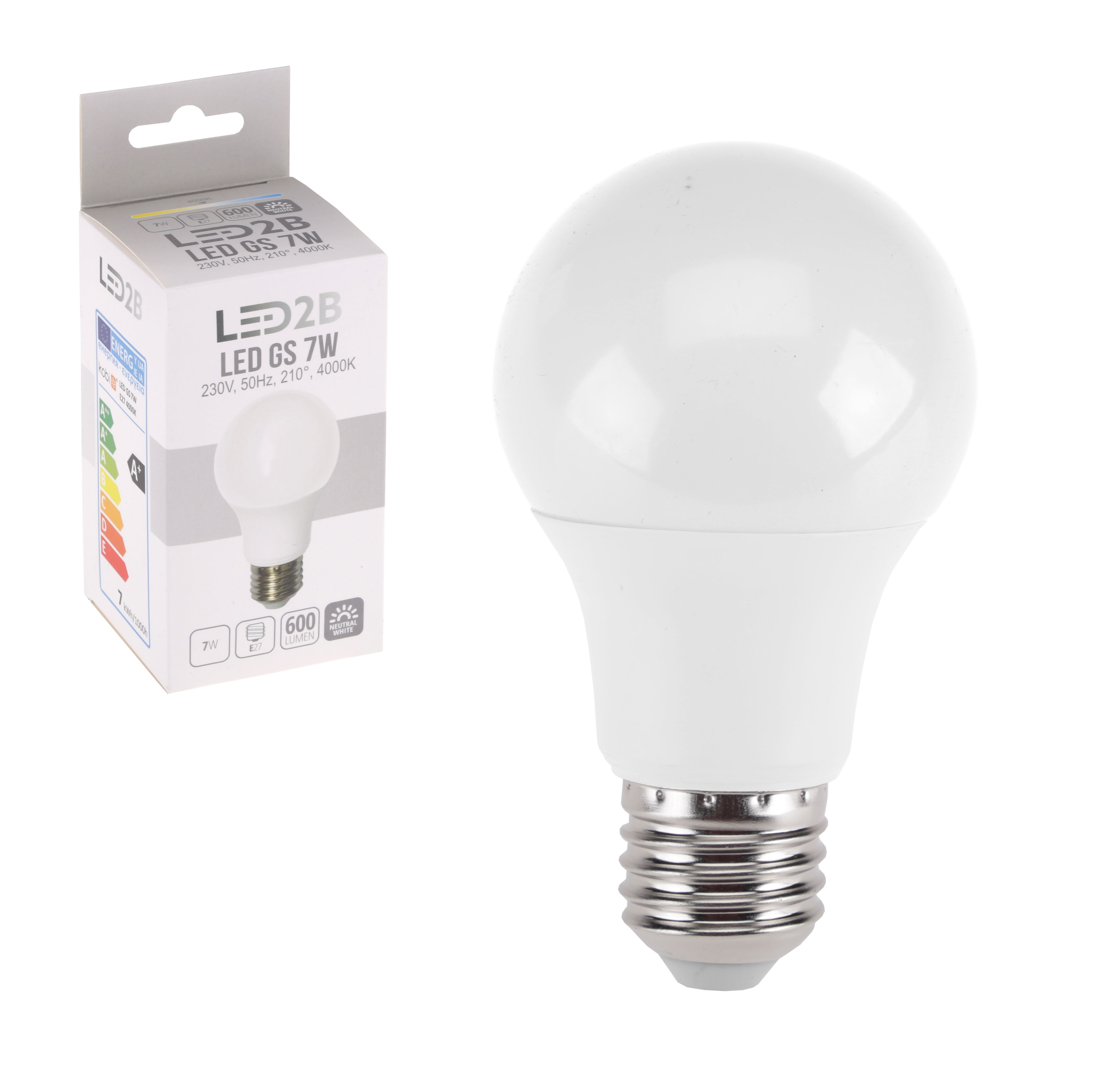 Żarówka LED E27 7 W 4000 K 460 lm - Bricomarche.pl