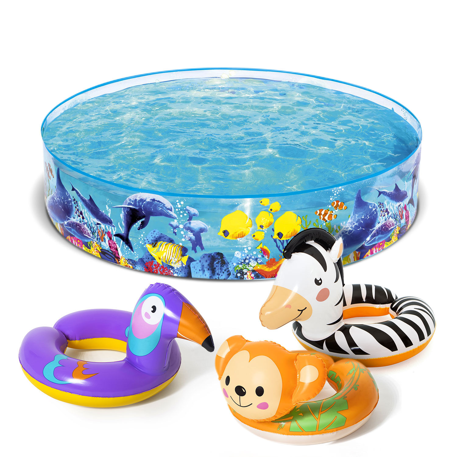 Basen rozporowy "Fill'n Fun" Odyssey 183 cm z dmuchanym kołem do ...