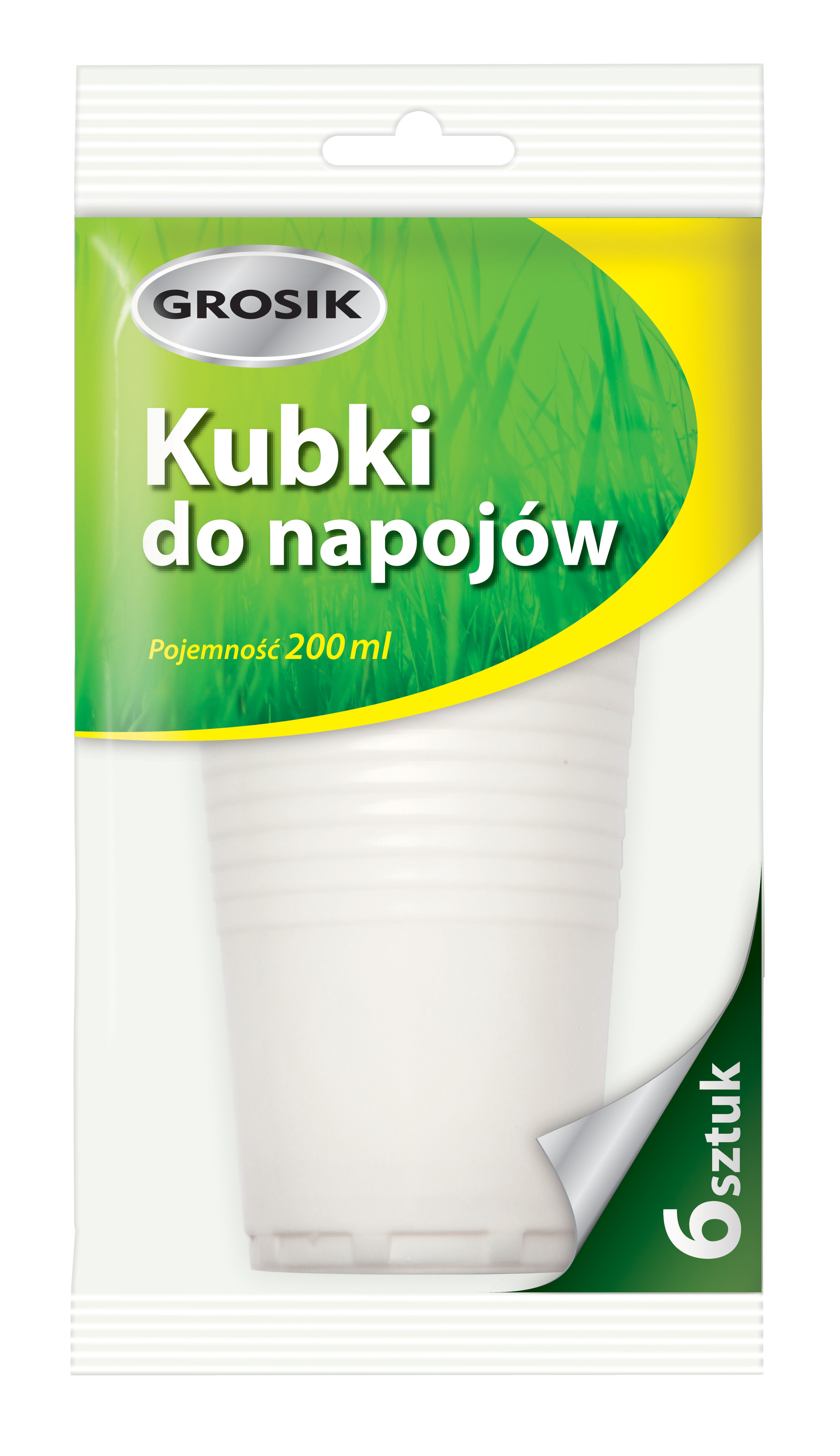 Kubki 200 ml 6 sztuk Grosik - Bricomarche.pl