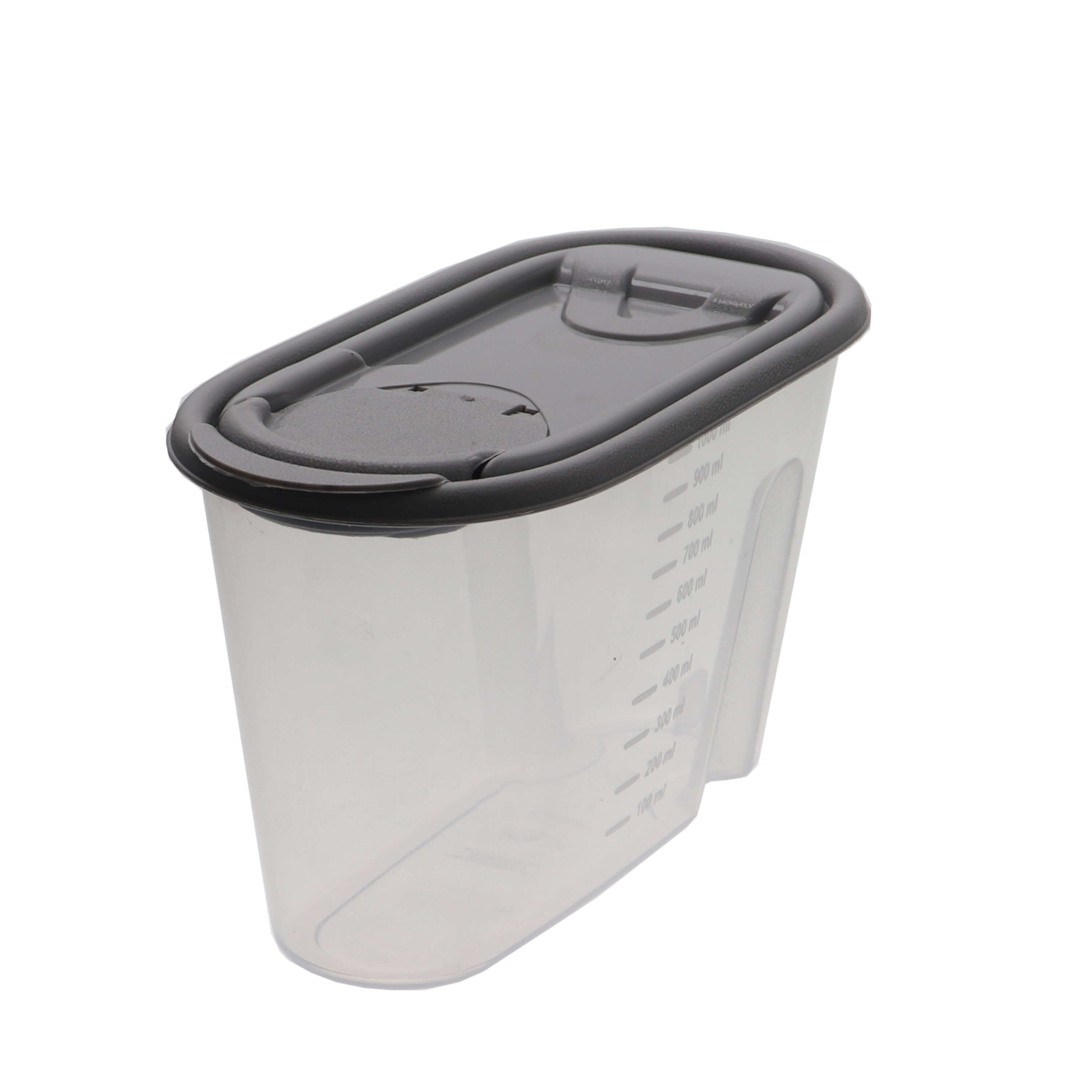 Pojemnik na produkty sypkie Louis MAGNOLIA 1 l popiel - Bricomarche.pl