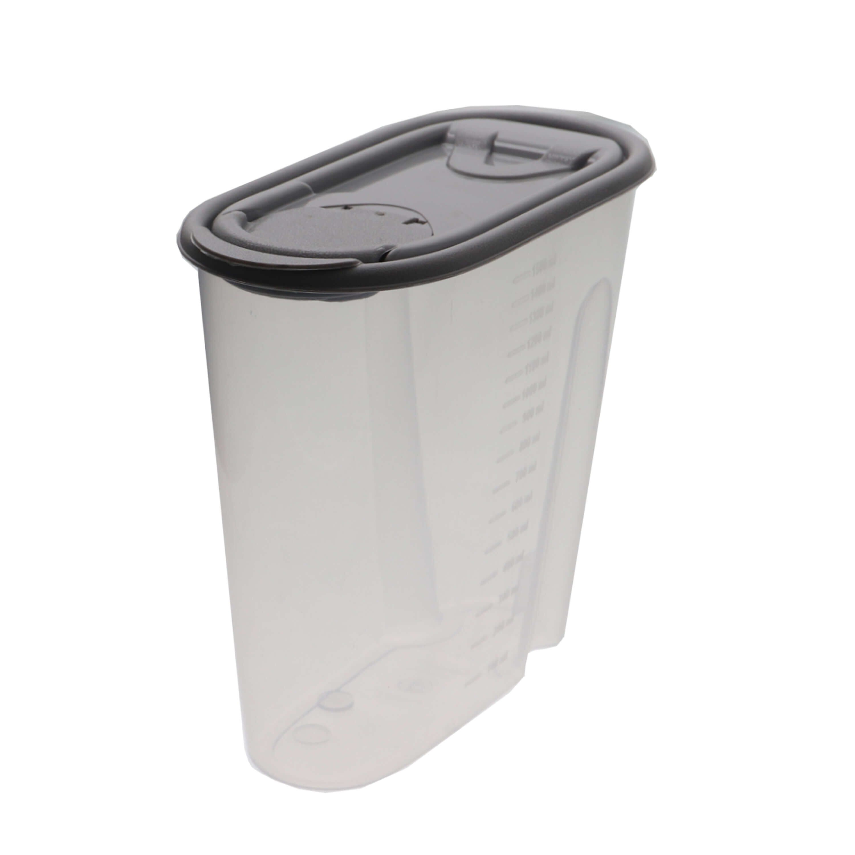 Pojemnik na produkty sypkie Louis MAGNOLIA 1,5 l popiel - Bricomarche.pl