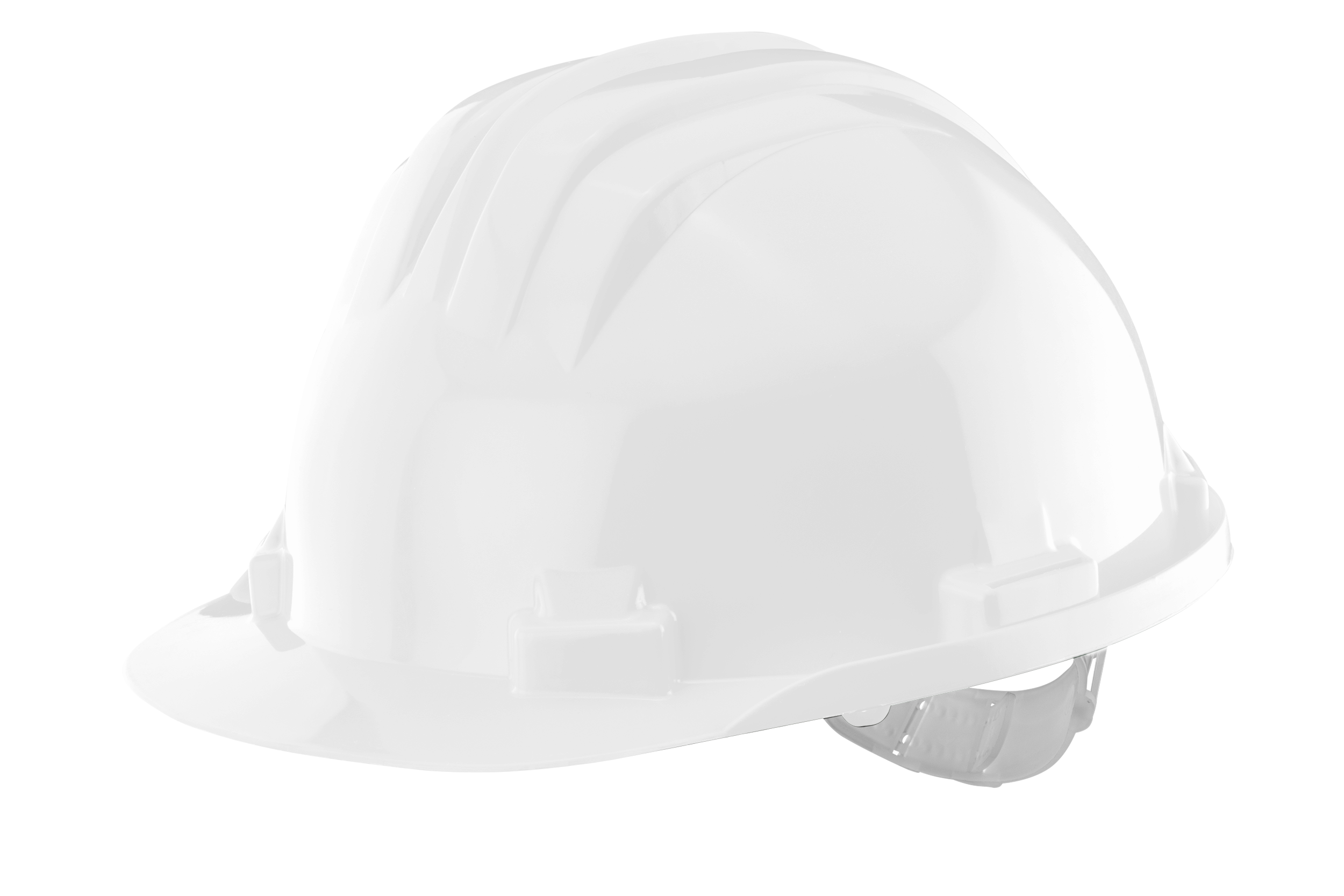Kask ochronny atestowany, biały - Bricomarche.pl