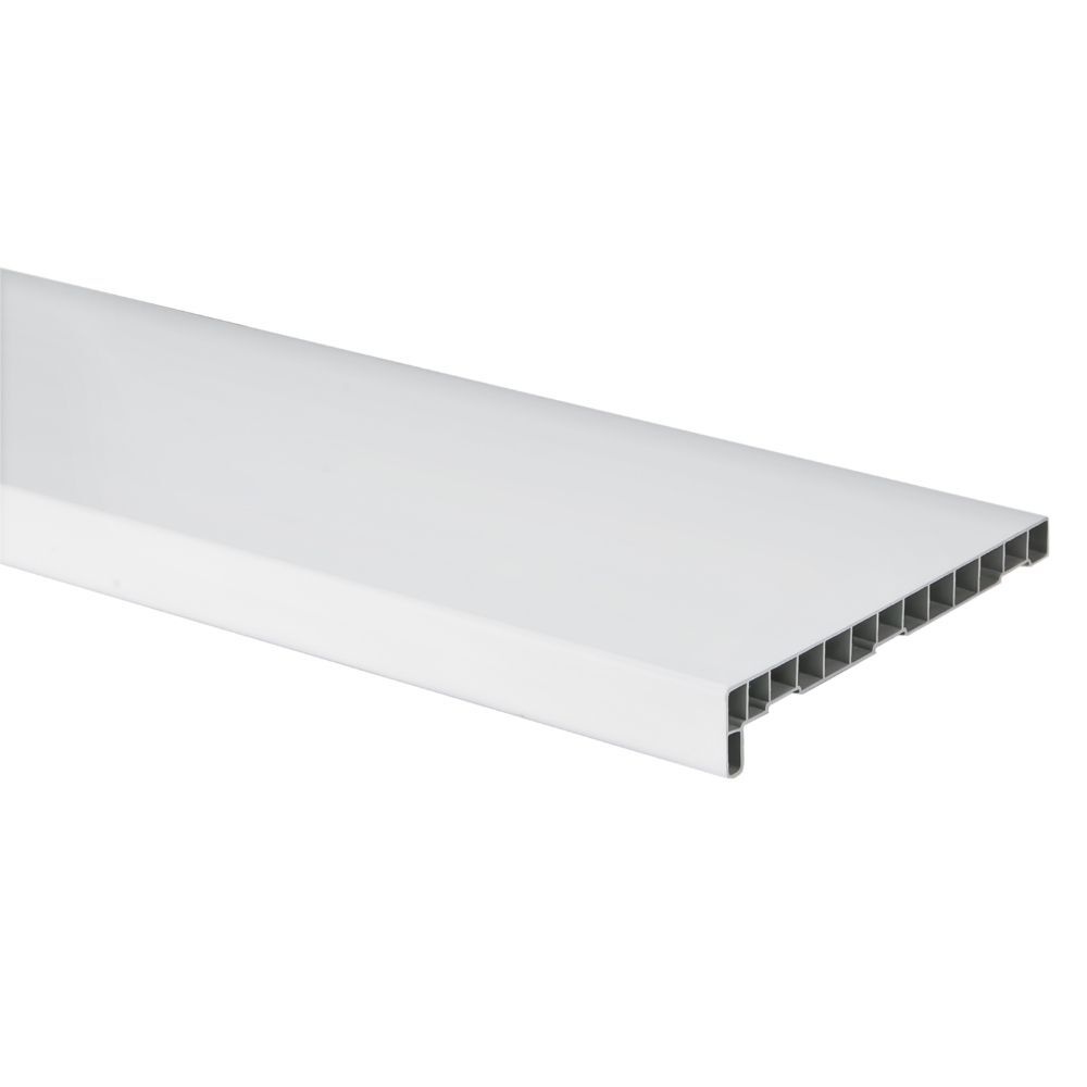 Parapet wewnętrzny PVC 30 x 186 cm biały Plasti King - Bricomarche.pl