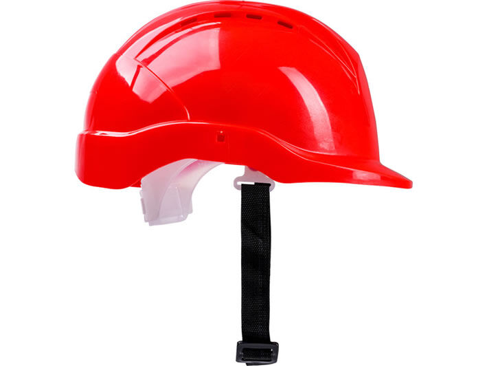 Kask budowlany czerwony - Bricomarche.pl