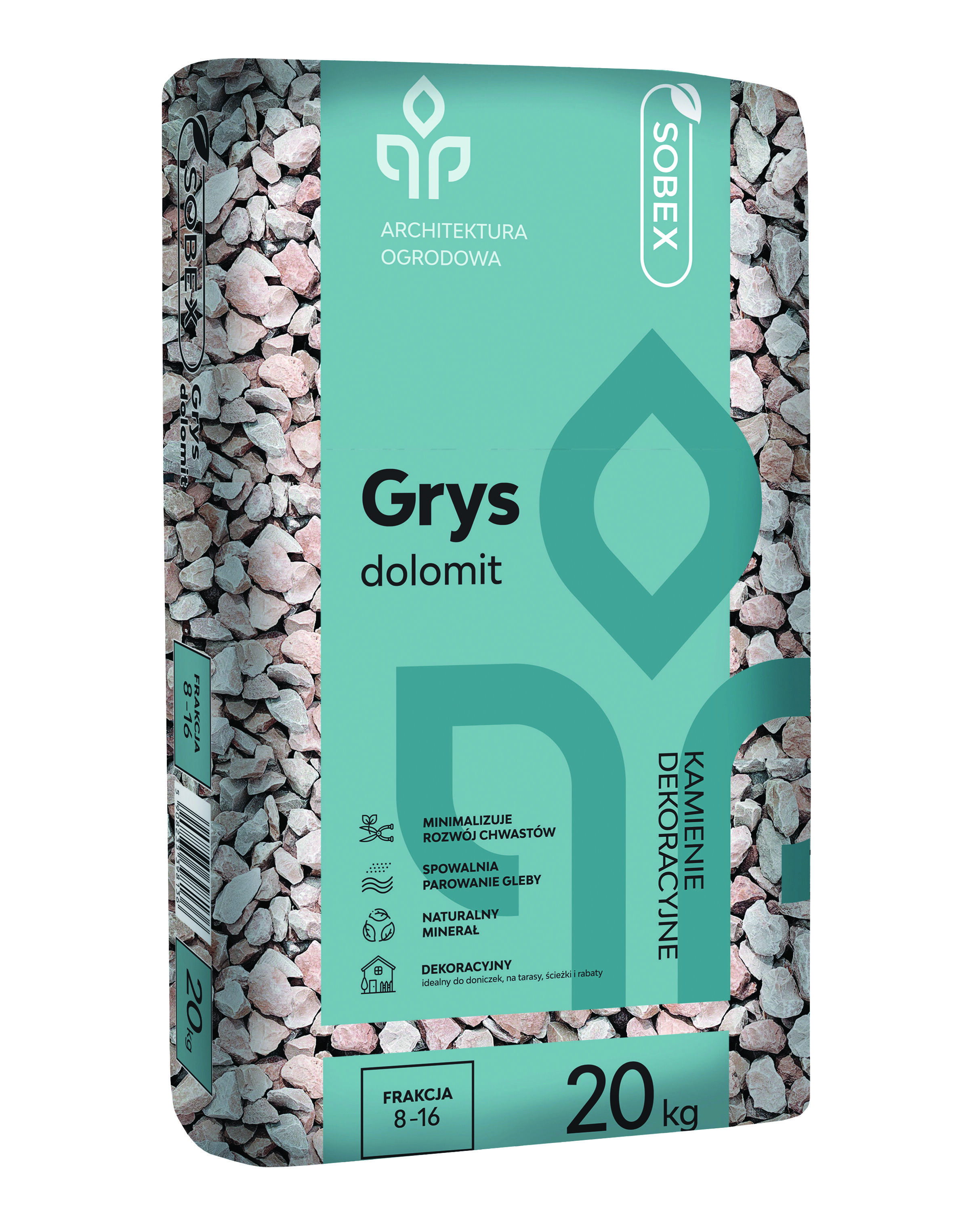 Grys dolomit multikolor 20 kg (8-16) Sobex - Bricomarche.pl