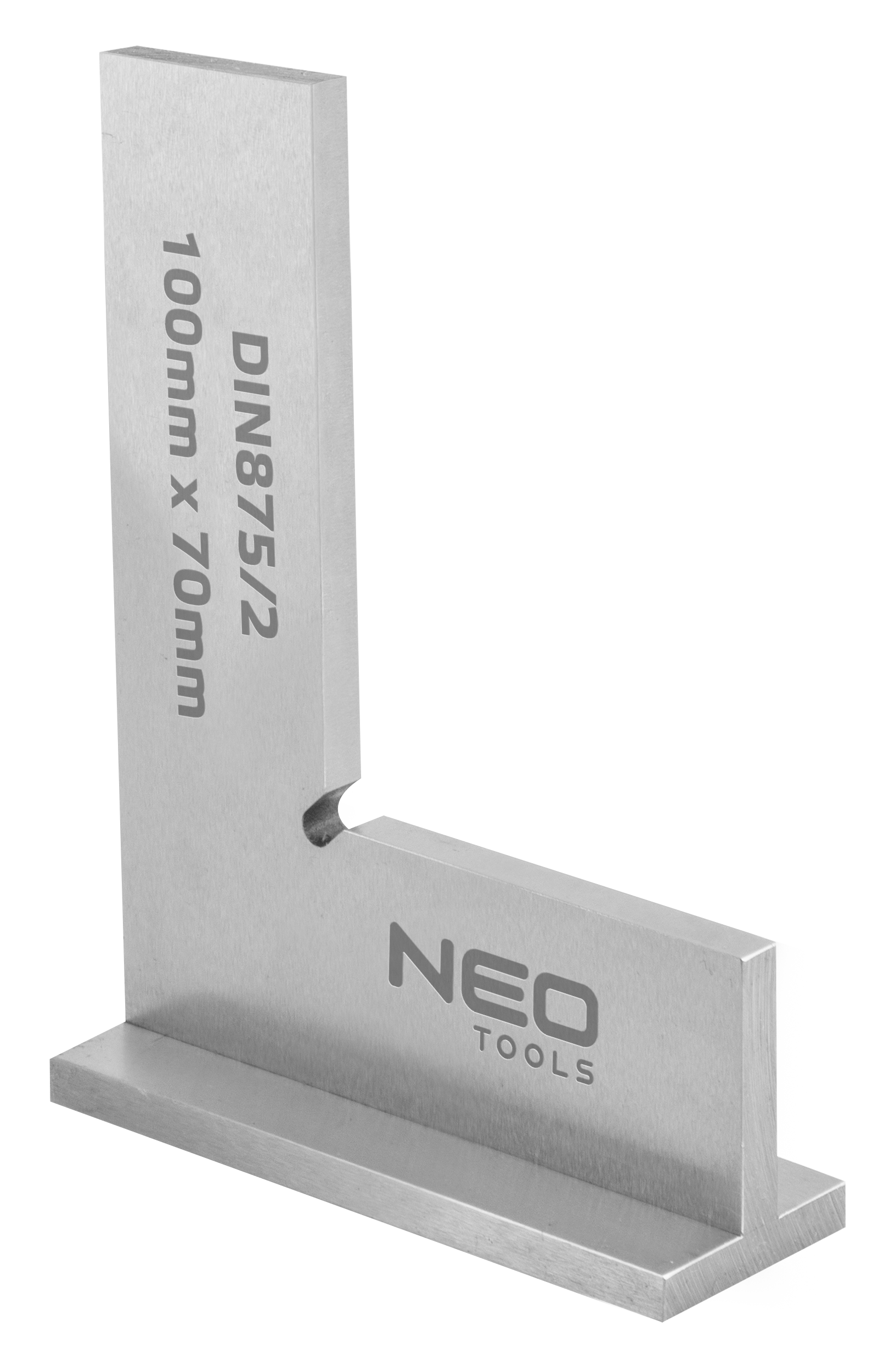 Kątownik z podstawą DIN875/2 100x70 mm NEO - Bricomarche.pl