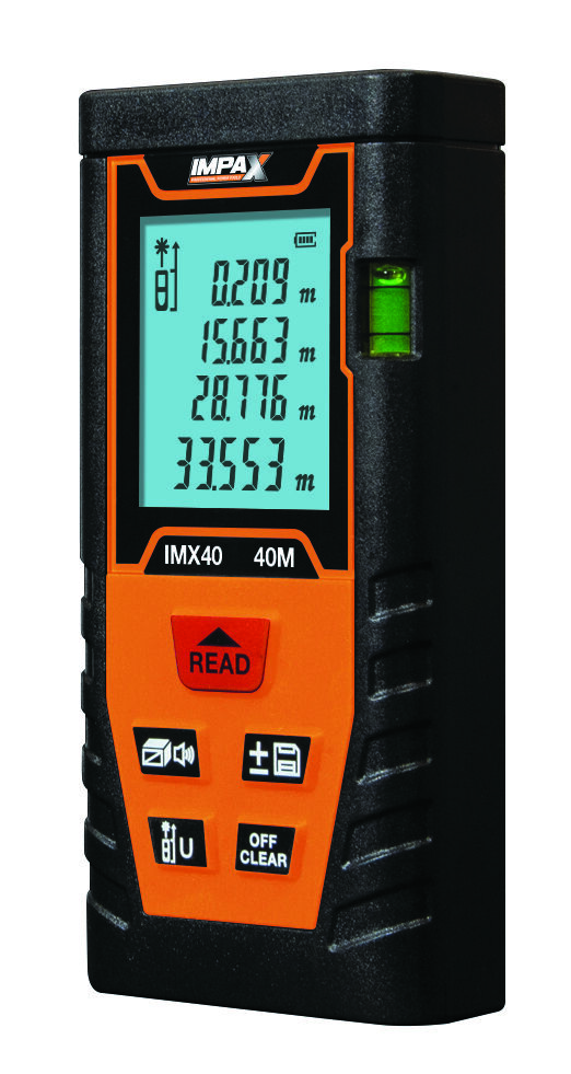 Laserowy miernik odległości 40 m IMPAX IMX40 - Bricomarche.pl