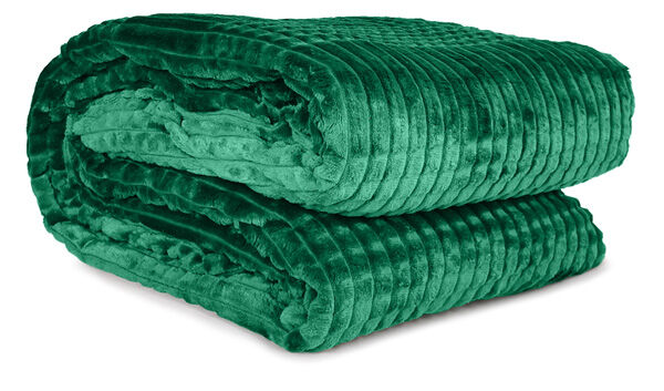 Koc SULEO 200 x 220 cm szmaragd - Bricomarche.pl