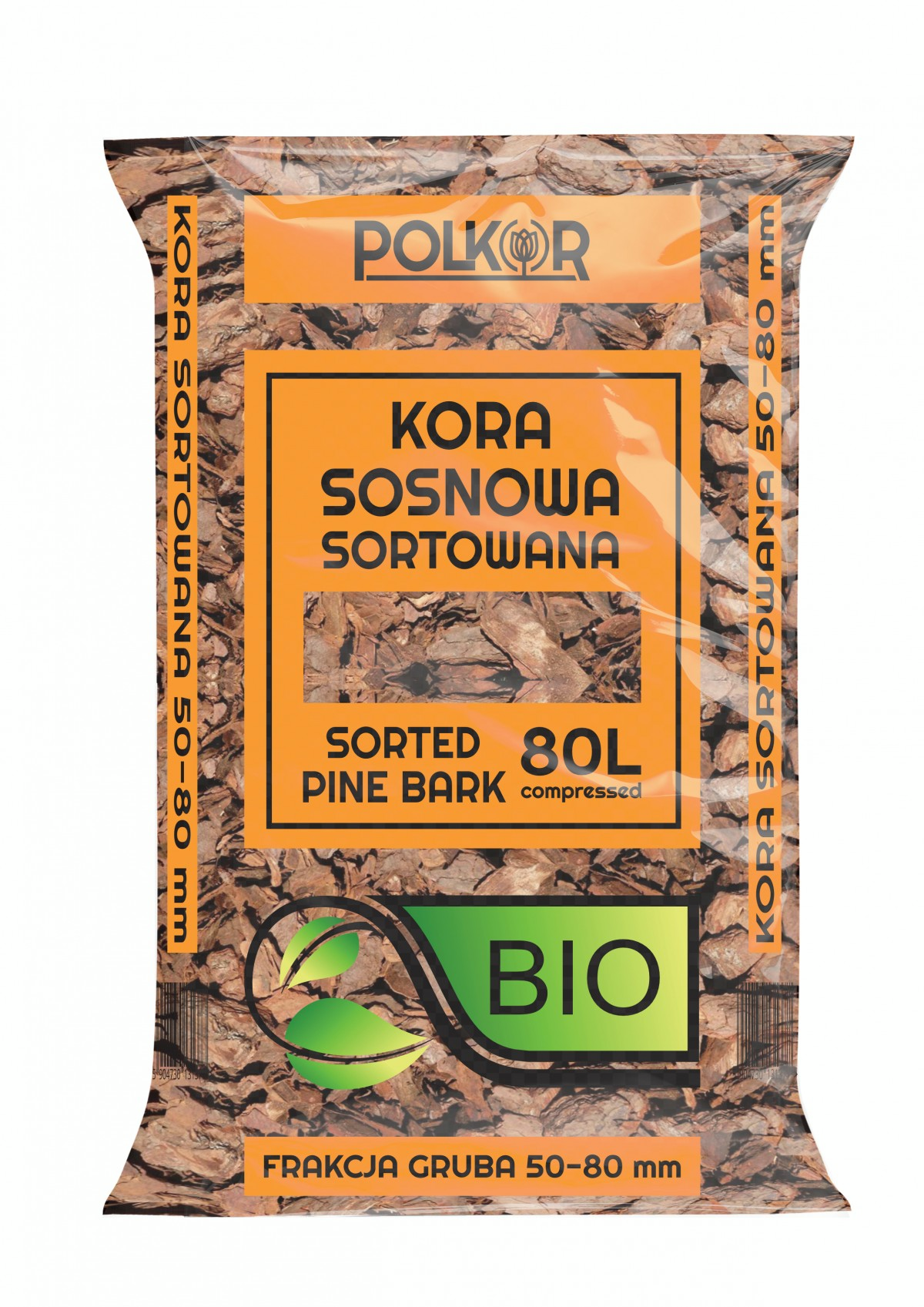 Kora sosnowa sortowana 80 l BIO 50-80 mm - Bricomarche.pl