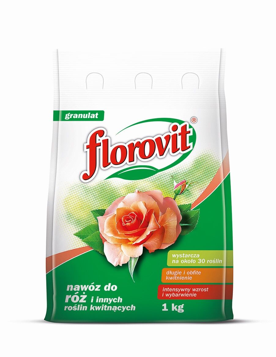 Nawóz do róż i innych roślin kwitnących worek 1 kg Florovit - Bricomarche.pl