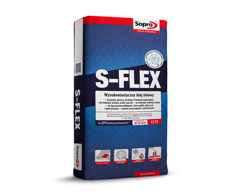 Klej żelowy wysokoelastyczny S-Flex 201 22,5 kg Sopro - Bricomarche.pl