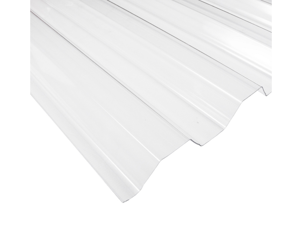 Płyta PVC bezbarwna 90 x 200 trapez 70/18 Robelit - Bricomarche.pl
